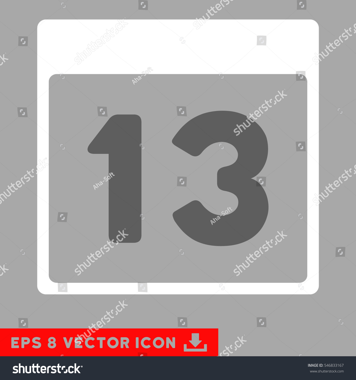 Thirteenth Calendar Page Icon Vector Eps Stock Vector (Royalty Free ... Thirteenth Calendar Page Icon Vector Eps Stock Vector (Royalty Free ...