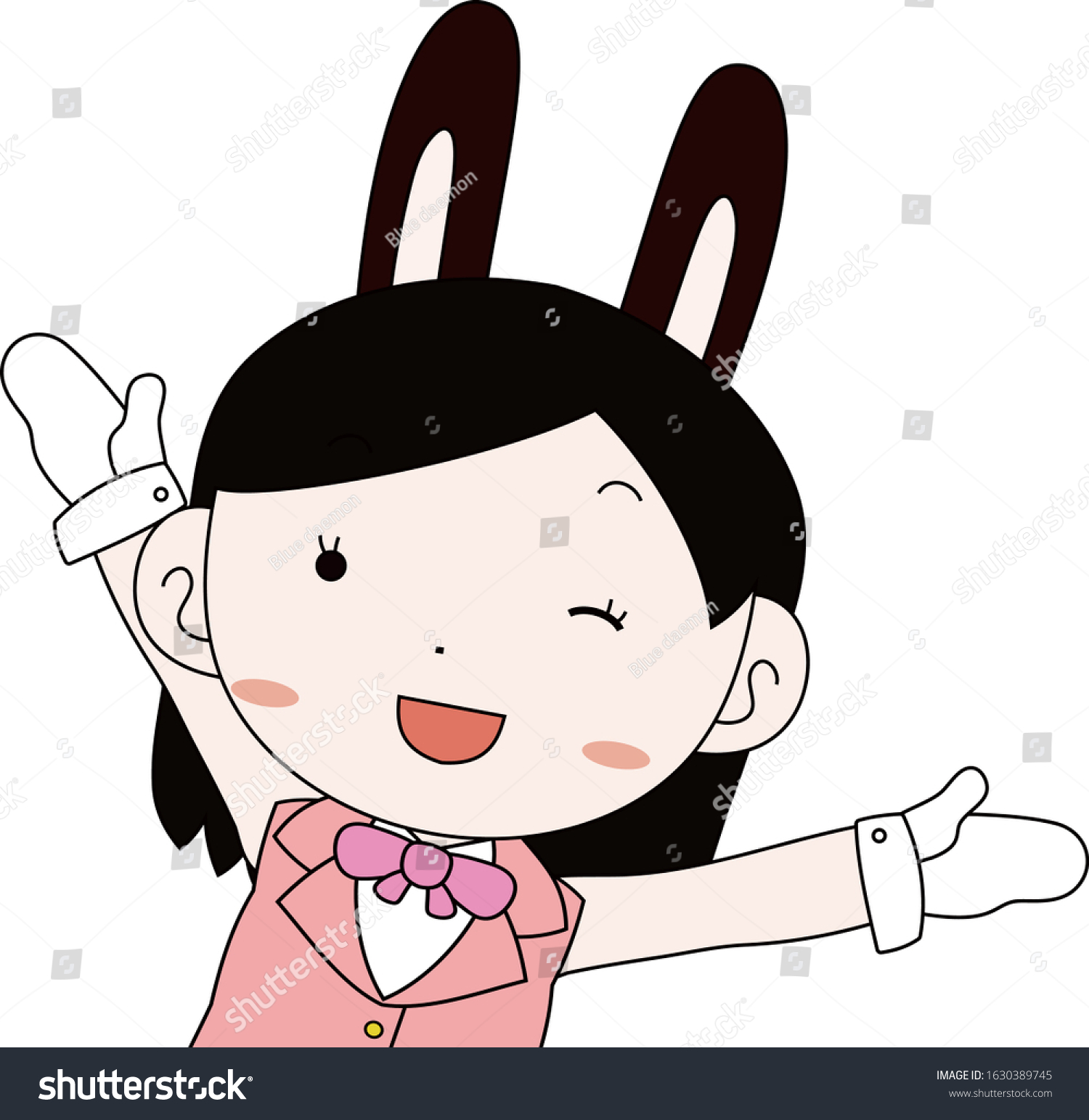 This Illustration Cosplayer Girl Sailor Suit Stock Vector Royalty Free 1630389745 Shutterstock