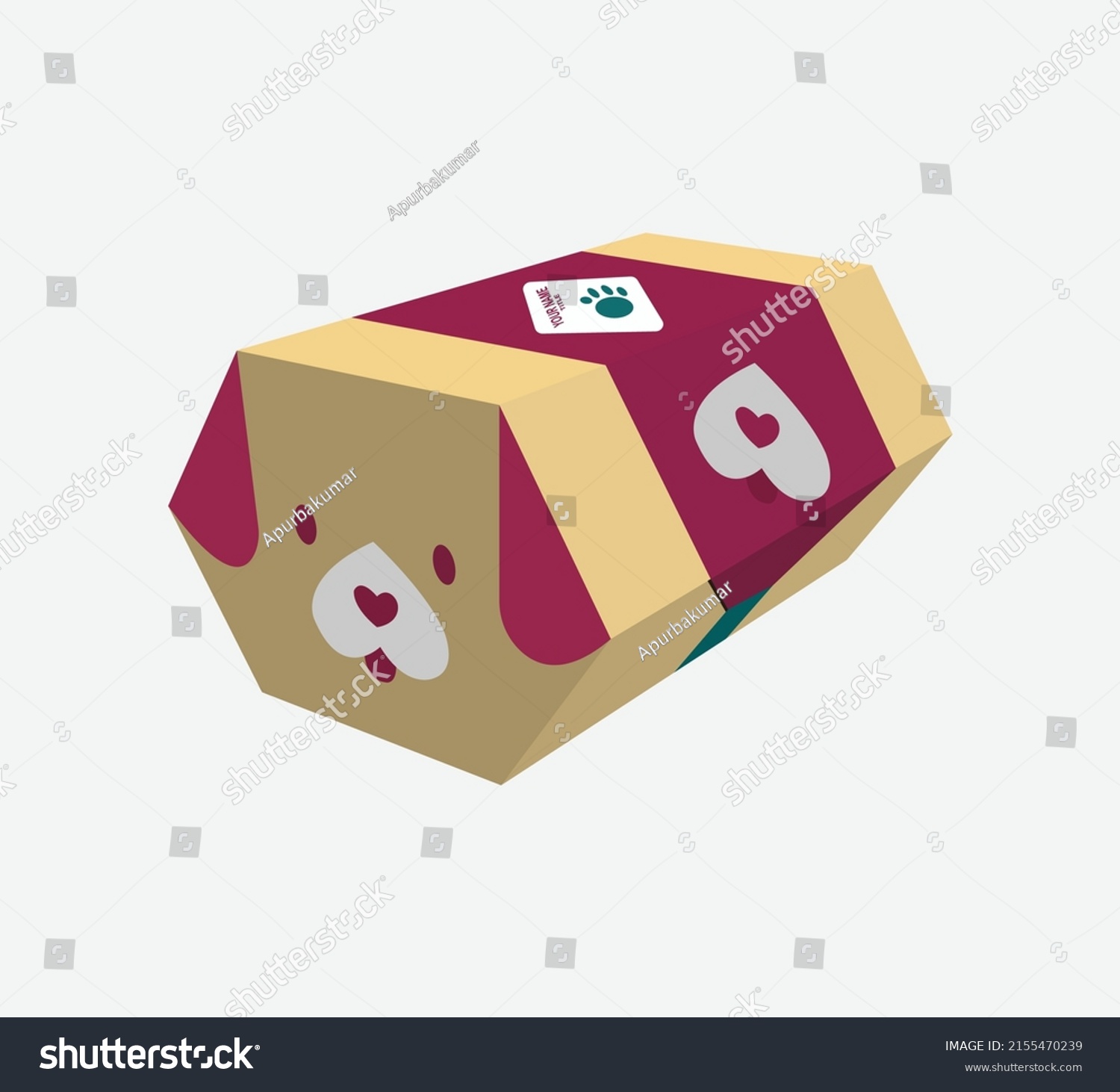 This New Package Design Eps Stock Vector (Royalty Free) 2155470239 ...