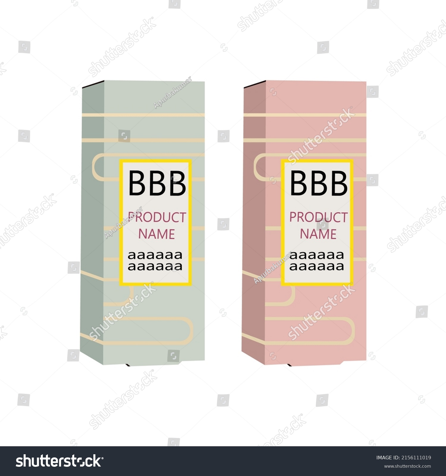 This New Package Design Eps Stock Vector (Royalty Free) 2156111019 ...