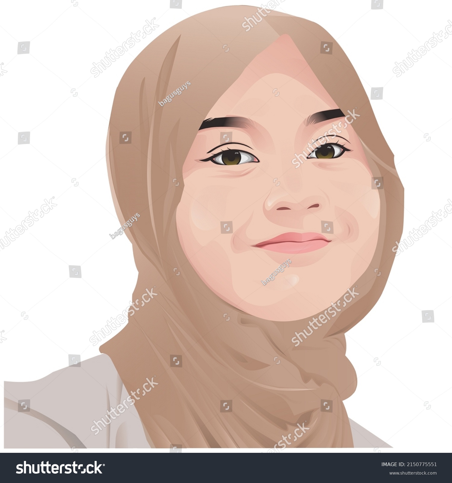 This Simple Face Vector Illustration Stock Vector (Royalty Free ...