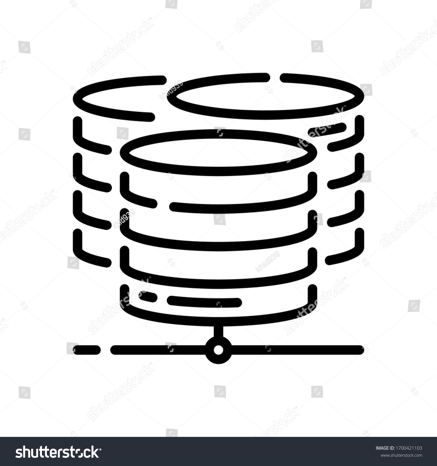 This Data Center Vector Icon White Stock Vector (Royalty Free ...