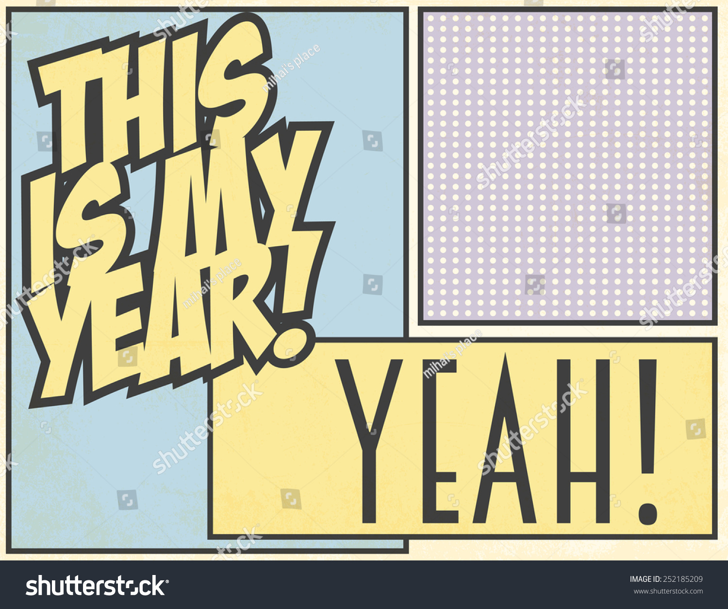 This My Year Illustration Vector Format Stock Vector (Royalty Free ...