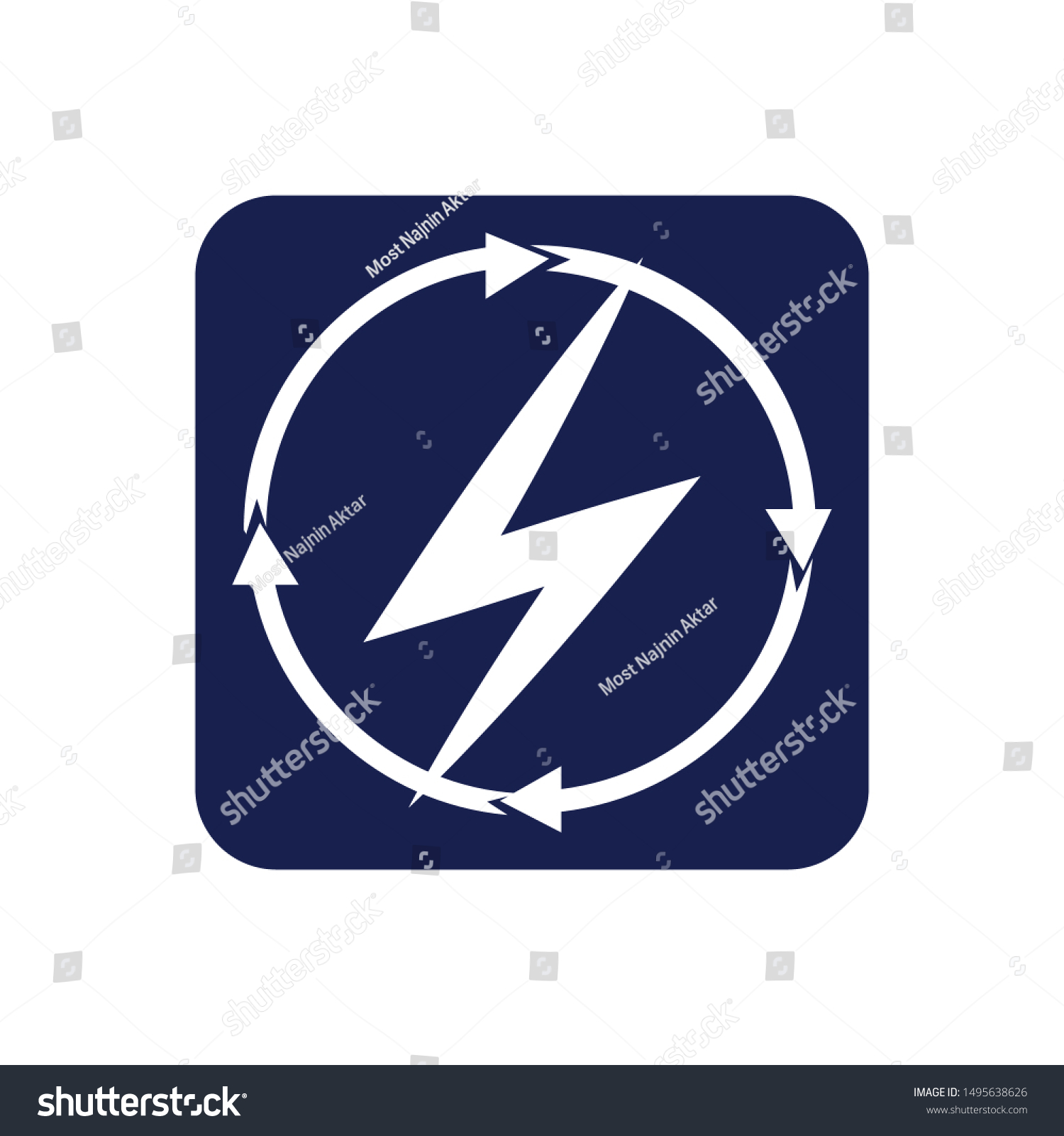 This Power App Logo 100 Vector Stock Vector (Royalty Free) 1495638626 ...