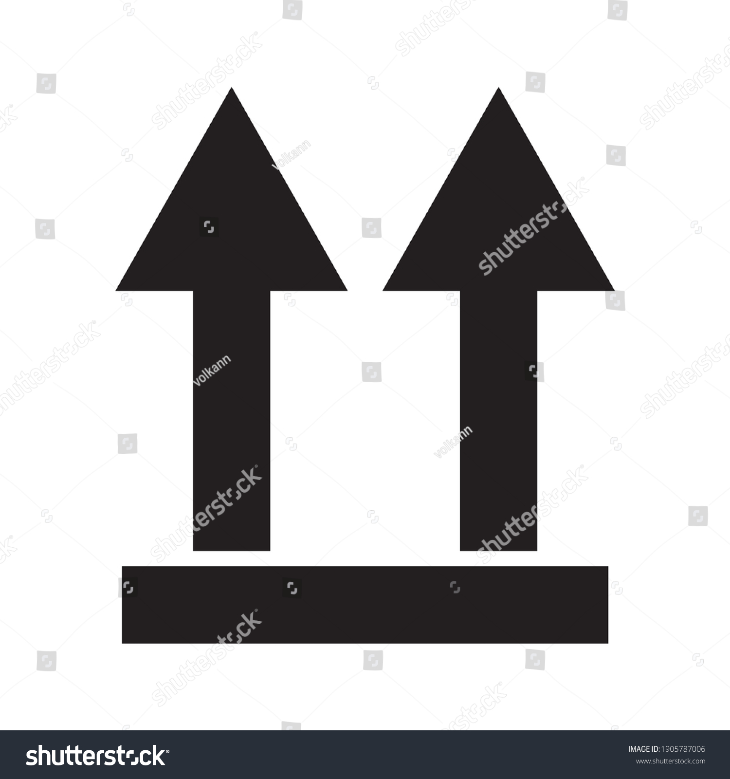 This Side Icon Packaging Symbol 库存矢量图（免版税）1905787006 | Shutterstock