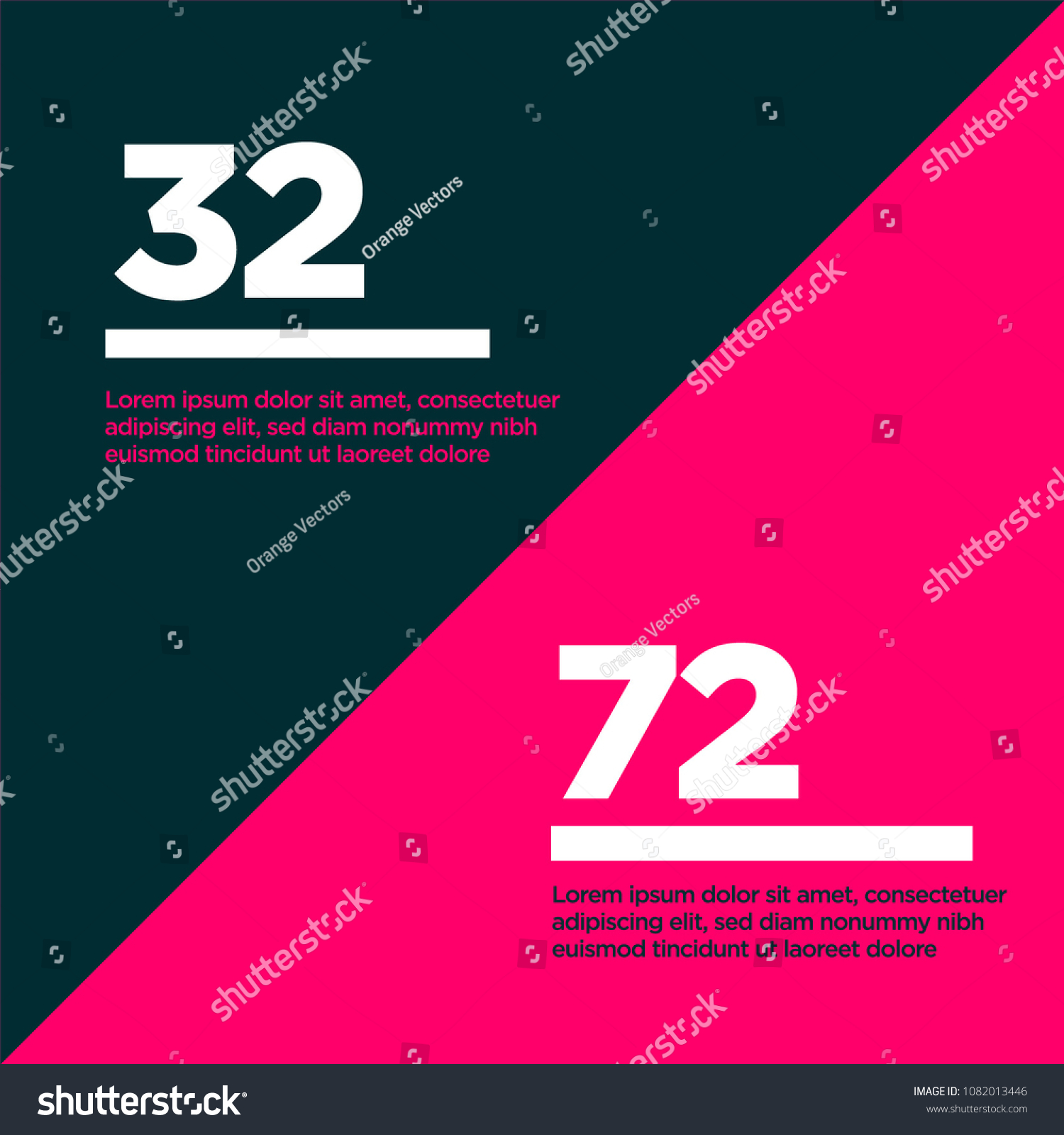 This Versus That Comparison Text Template Stock Vector (Royalty Free ...