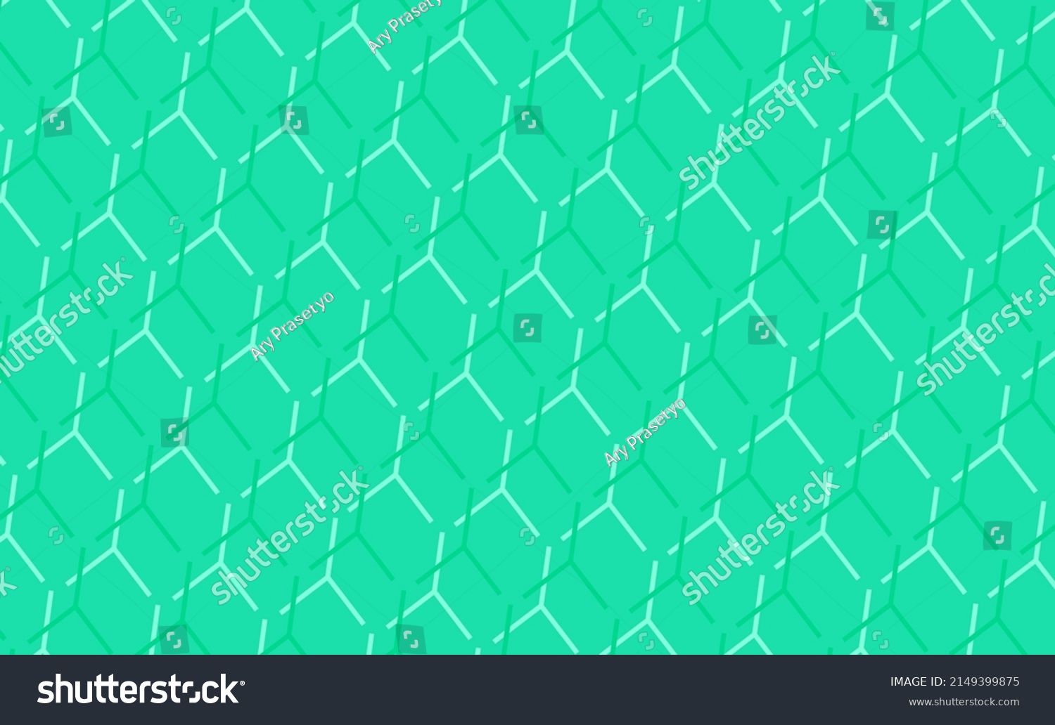 Three Branches Line Pattern Shaped Like Stock Vector (Royalty Free ...
