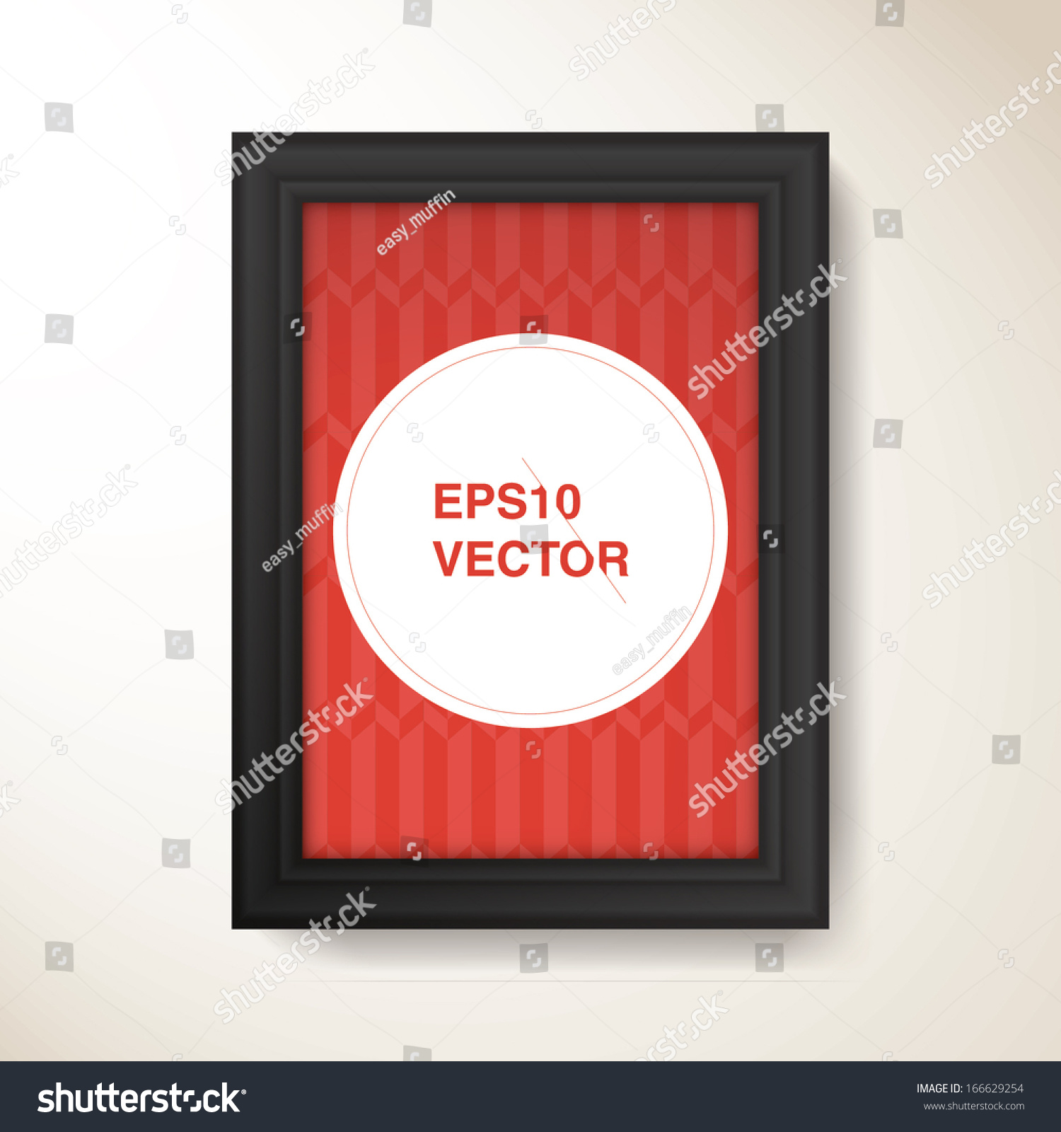 Three Dimensional Scalable Geometric Vector Frame Stock Vector (Royalty ...
