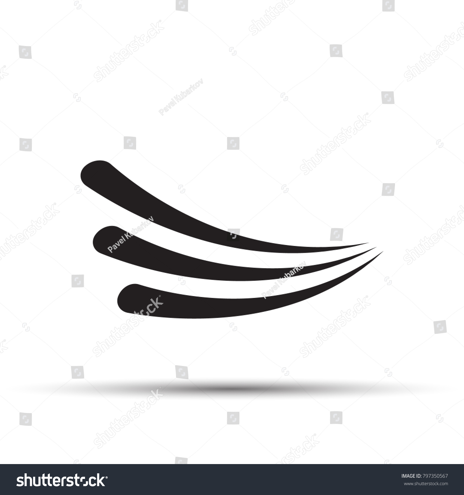 Logotipo de tres líneas: vector de stock (libre de regalías) 797350567 ...