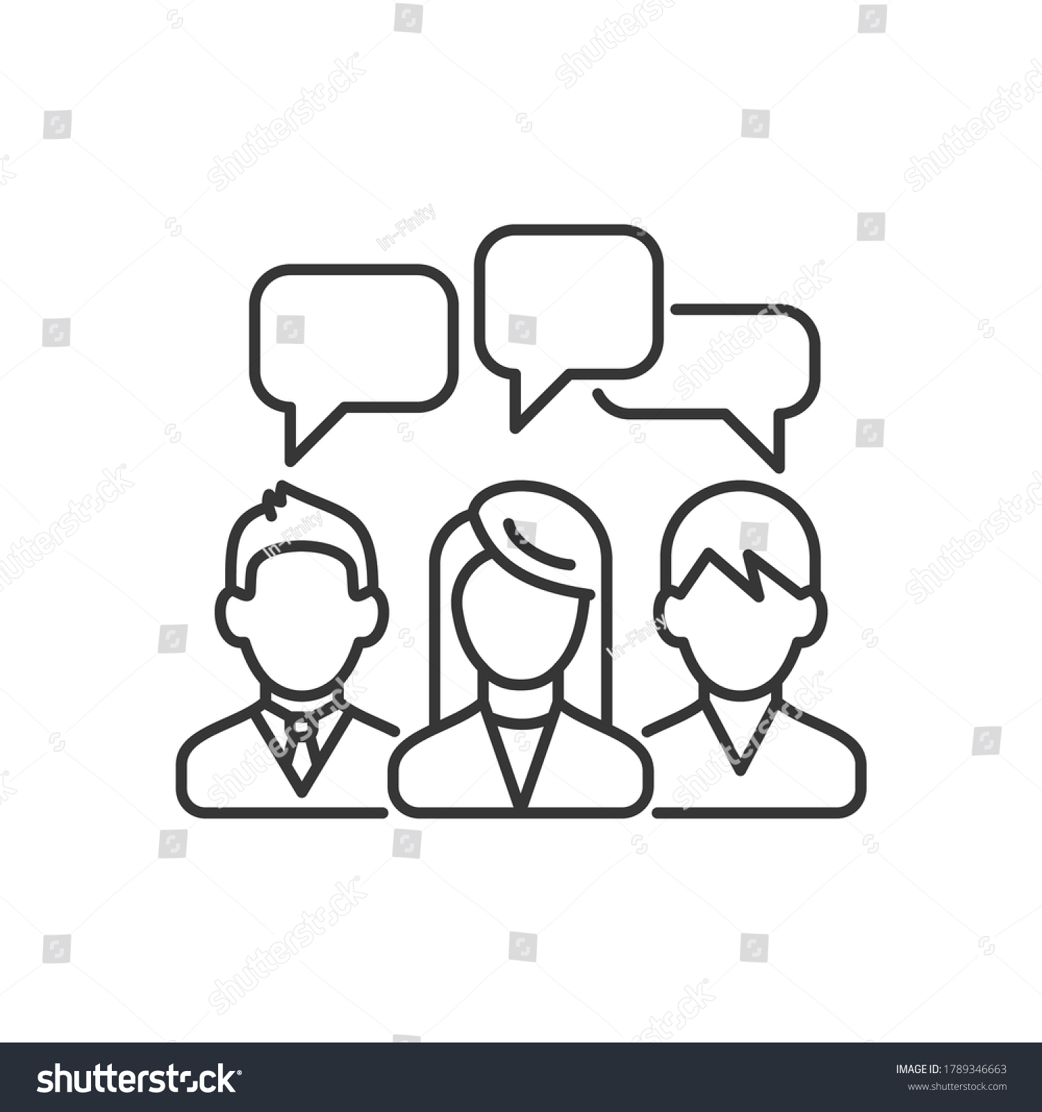 Picto dialogue : images, photos et images vectorielles de stock ...