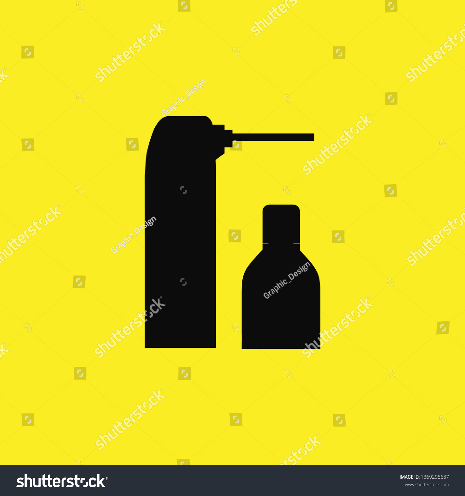 Throat Spray Icon Vector Stock Vector (Royalty Free) 1369295687 ...