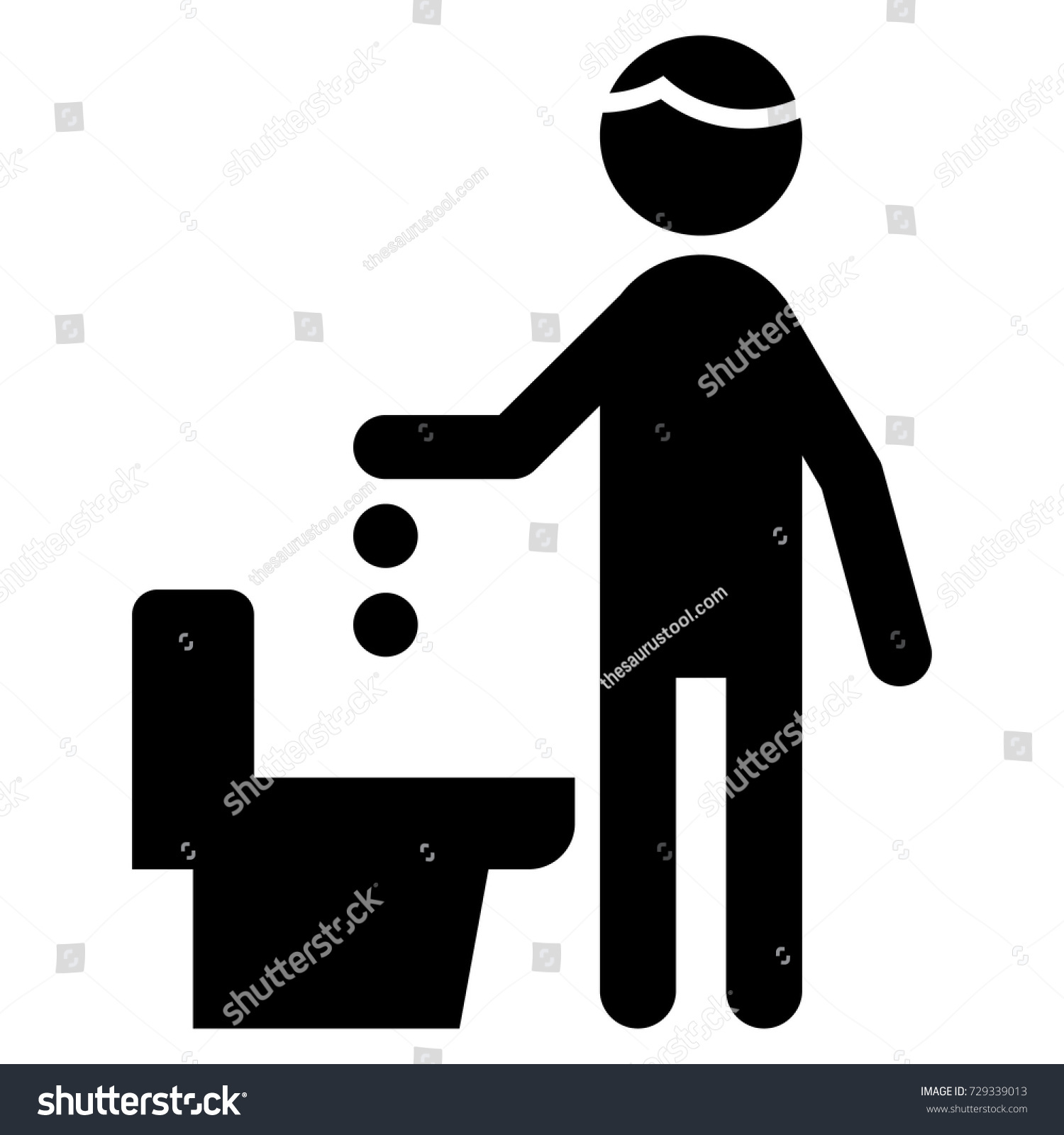 Throwing Trash Icon Perfect Precision Design Stock Vector (Royalty Free ...