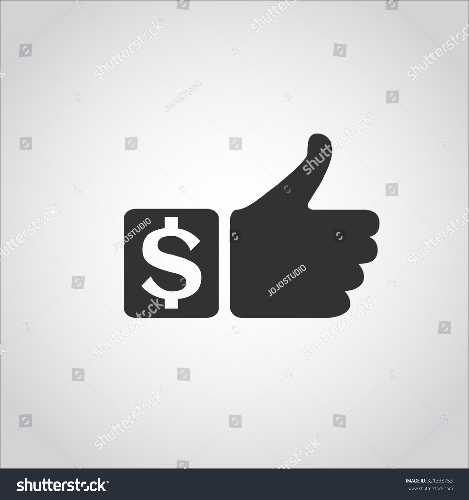 Thumb Logo Icon Stock Vector (Royalty Free) 321338753 | Shutterstock
