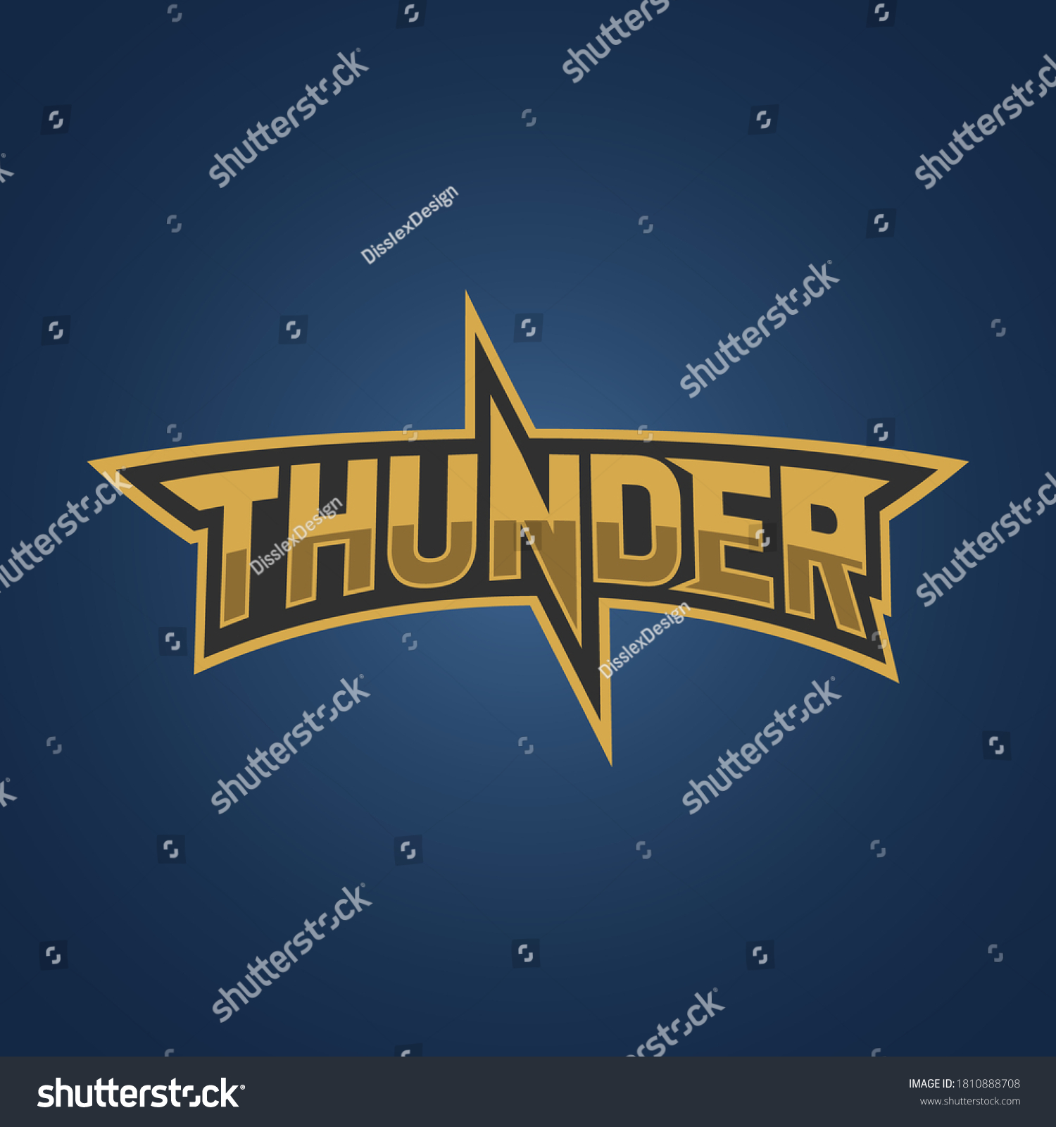 Thunder logo Images, Stock Photos & Vectors | Shutterstock