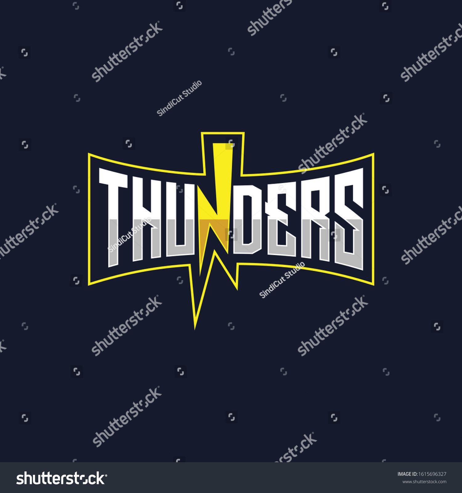 3,312 Sports logo thunder 图片、库存照片和矢量图 | Shutterstock