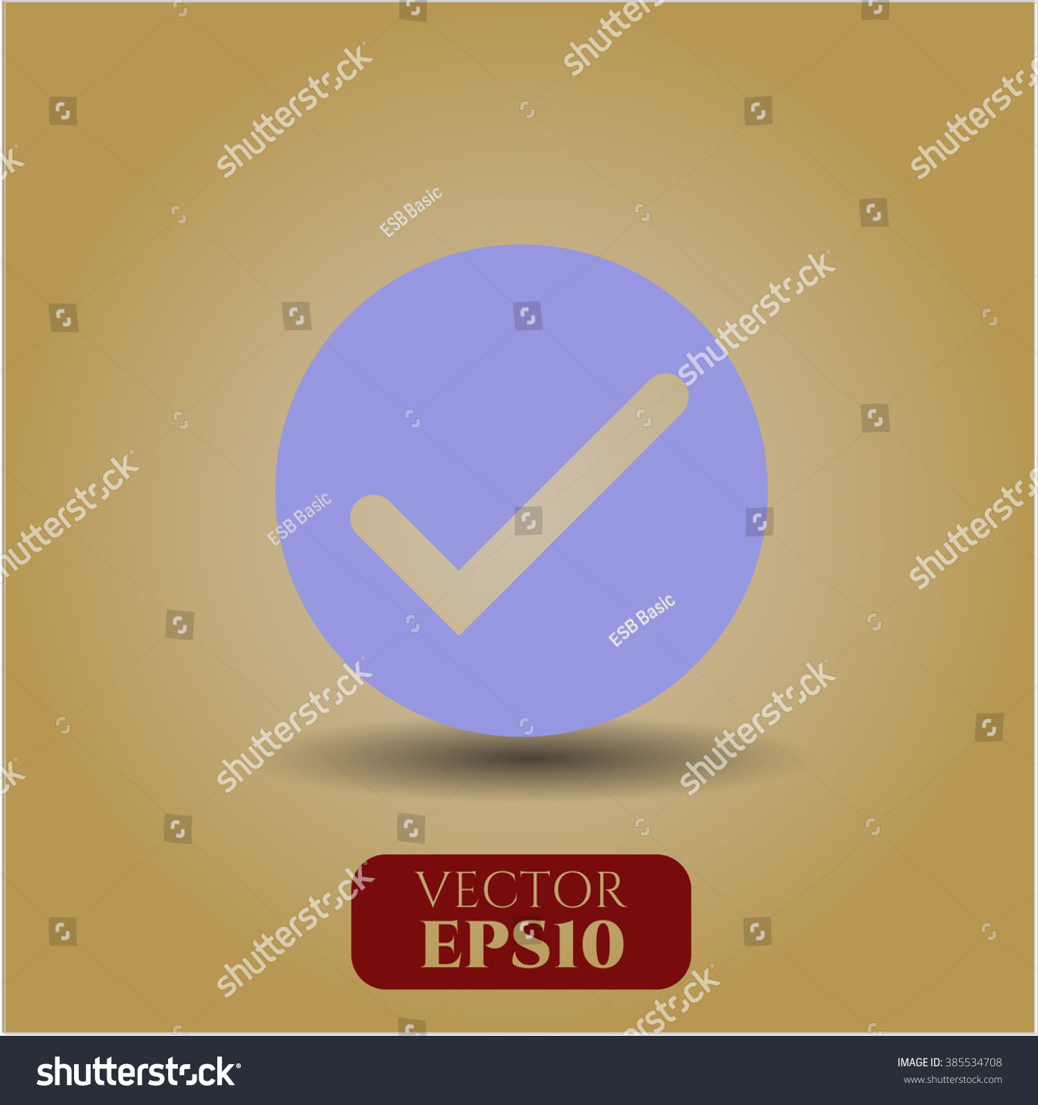 Tick Symbol Stock Vector (Royalty Free) 385534708 | Shutterstock