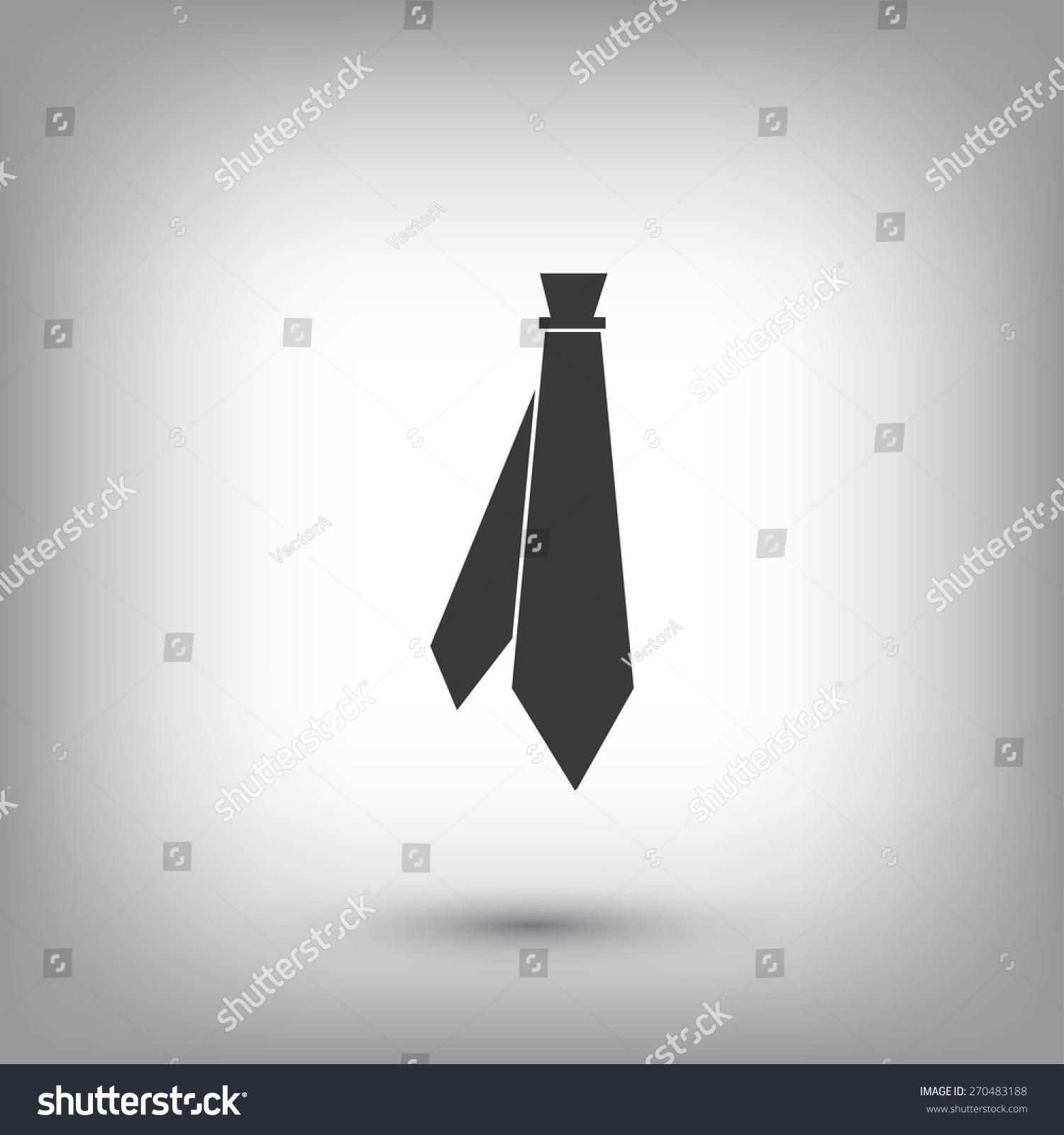 Tie Icon Stock Vector (Royalty Free) 270483188 | Shutterstock