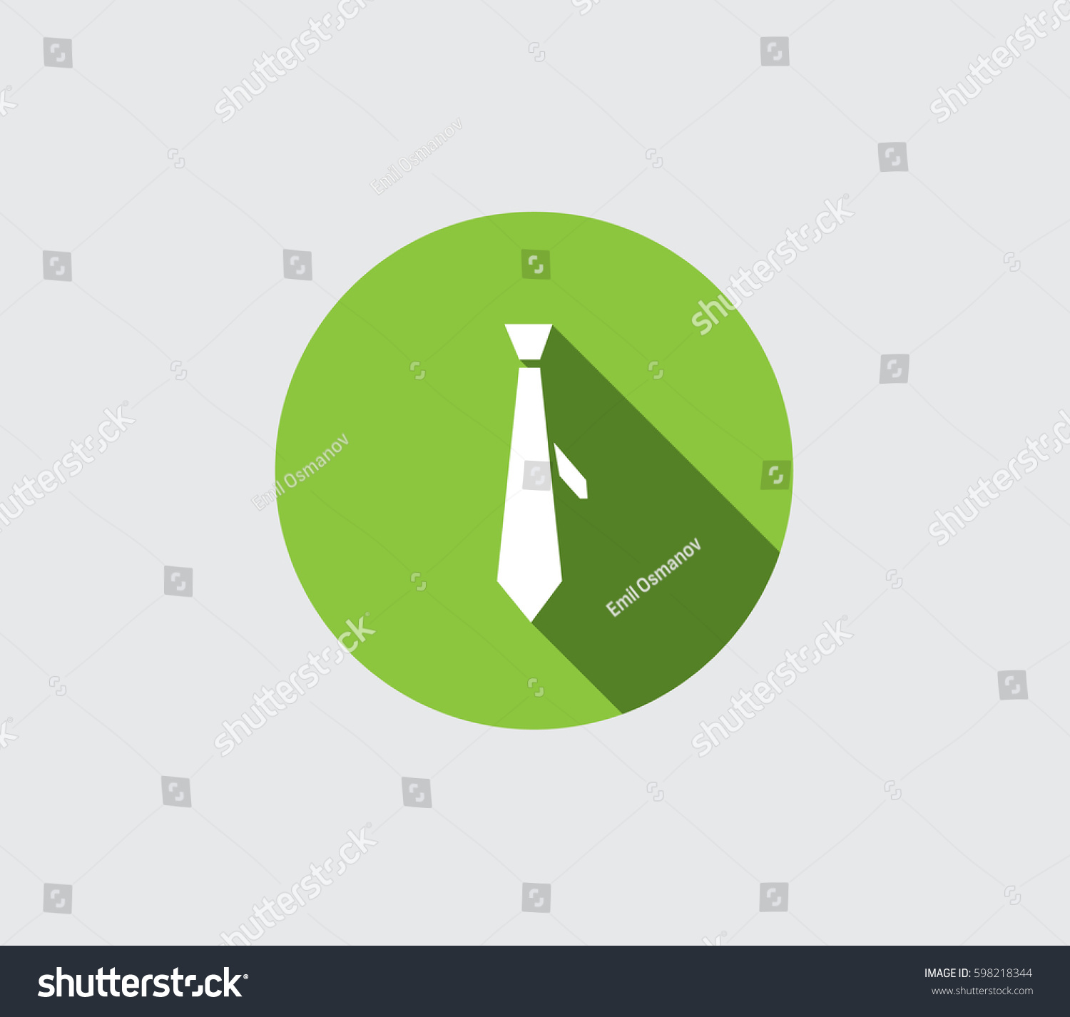 Tie Icon Stock Vector (Royalty Free) 598218344 | Shutterstock