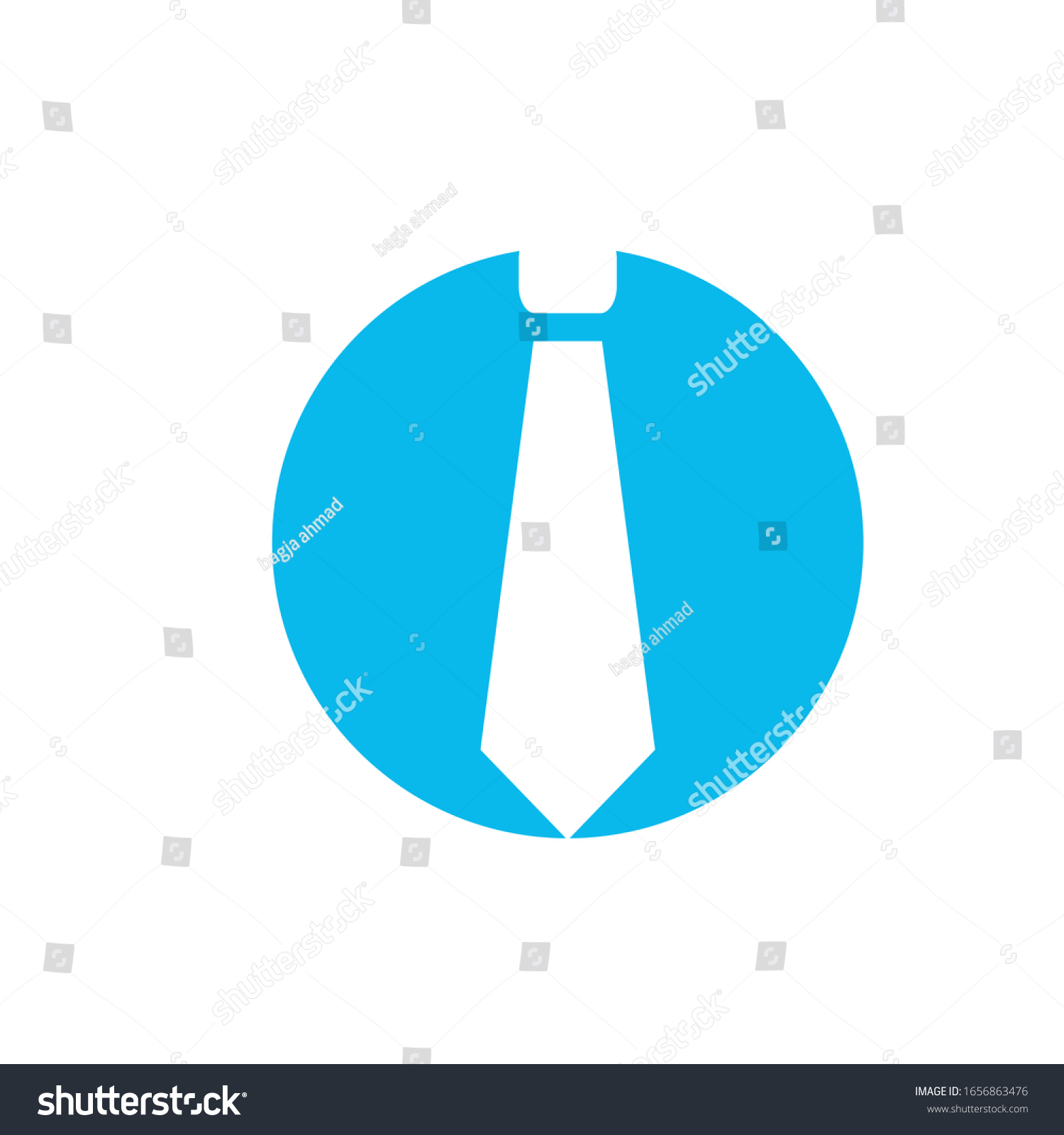 Tie Logo Vector Modern Template Stock Vector (Royalty Free) 1656863476