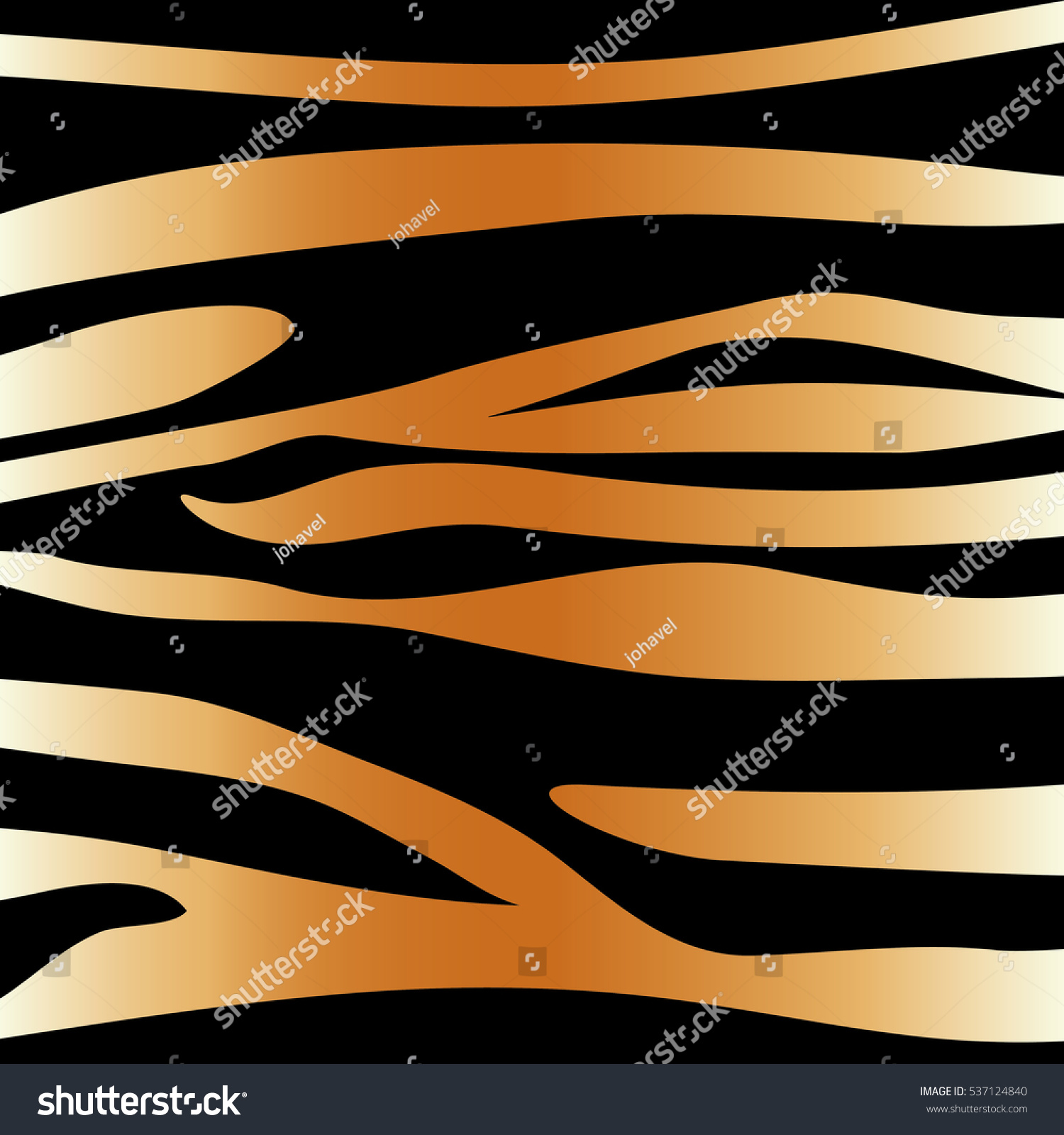 Tiger Animal Print Pattern Image Vector Stock Vector (Royalty Free ...