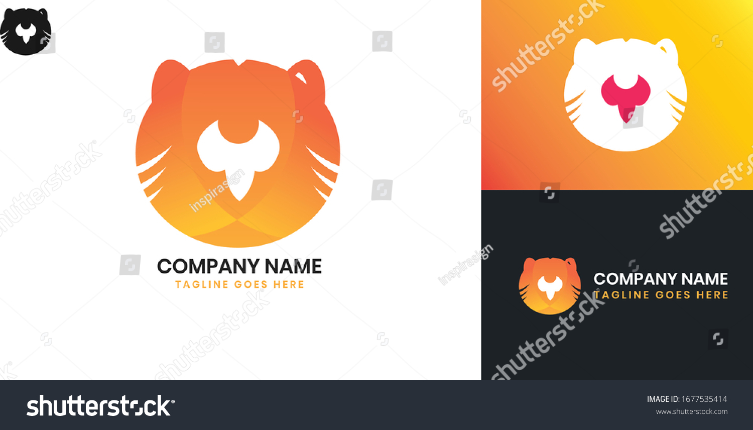 Tiger Cub Logo - Alle Elemente: Stock-Vektorgrafik (Lizenzfrei ...