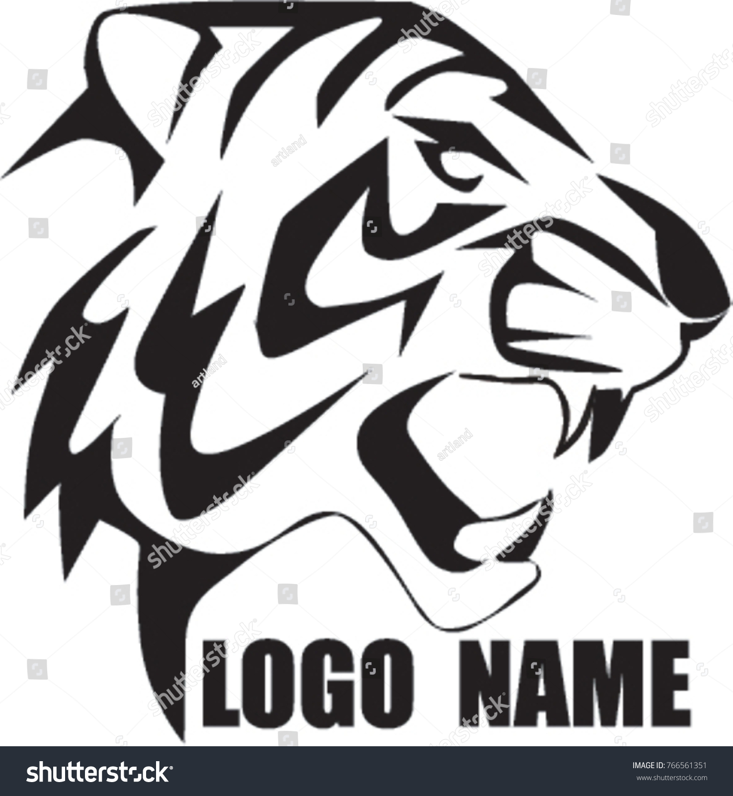 Tiger Face Logo