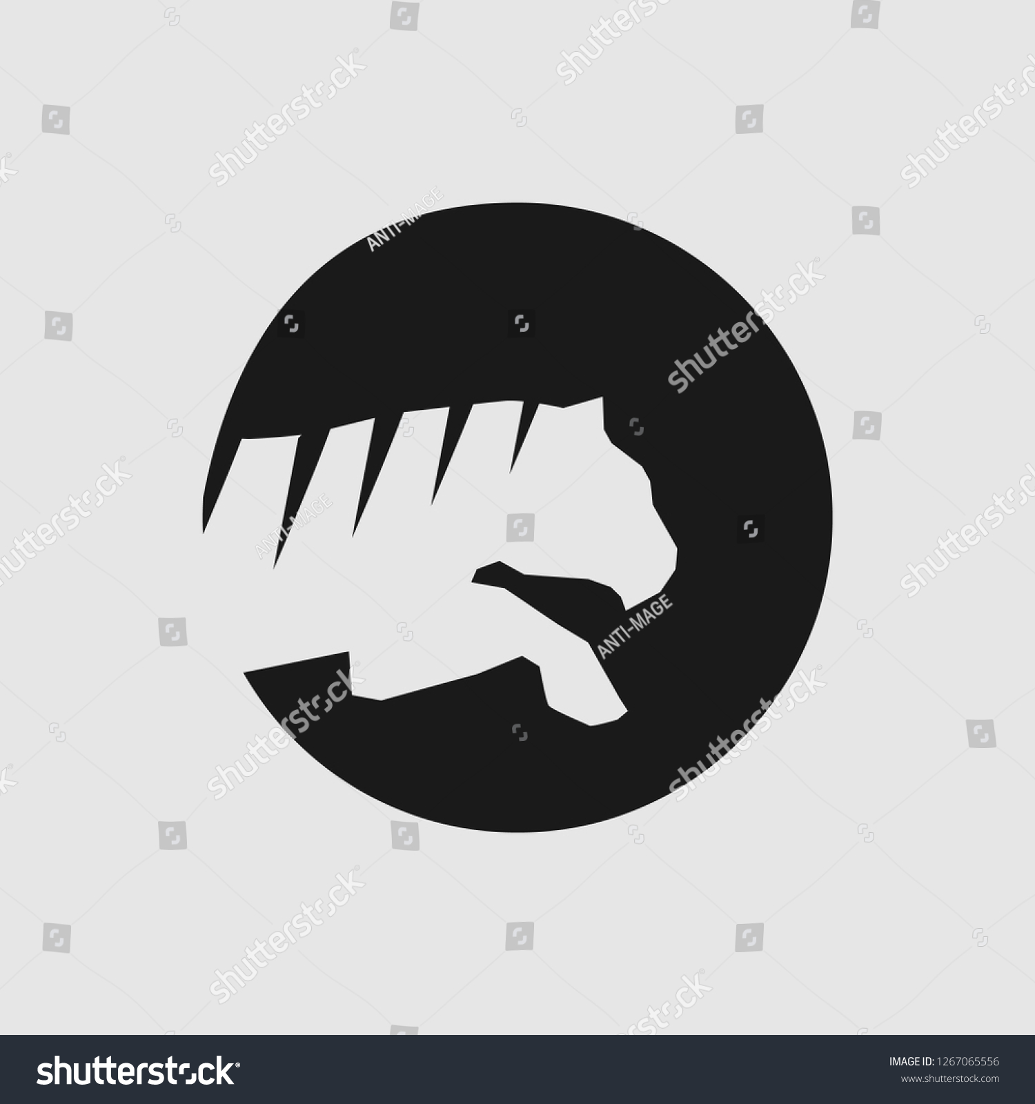 Tiger Jump Logo Stock Vector (Royalty Free) 1267065556 | Shutterstock