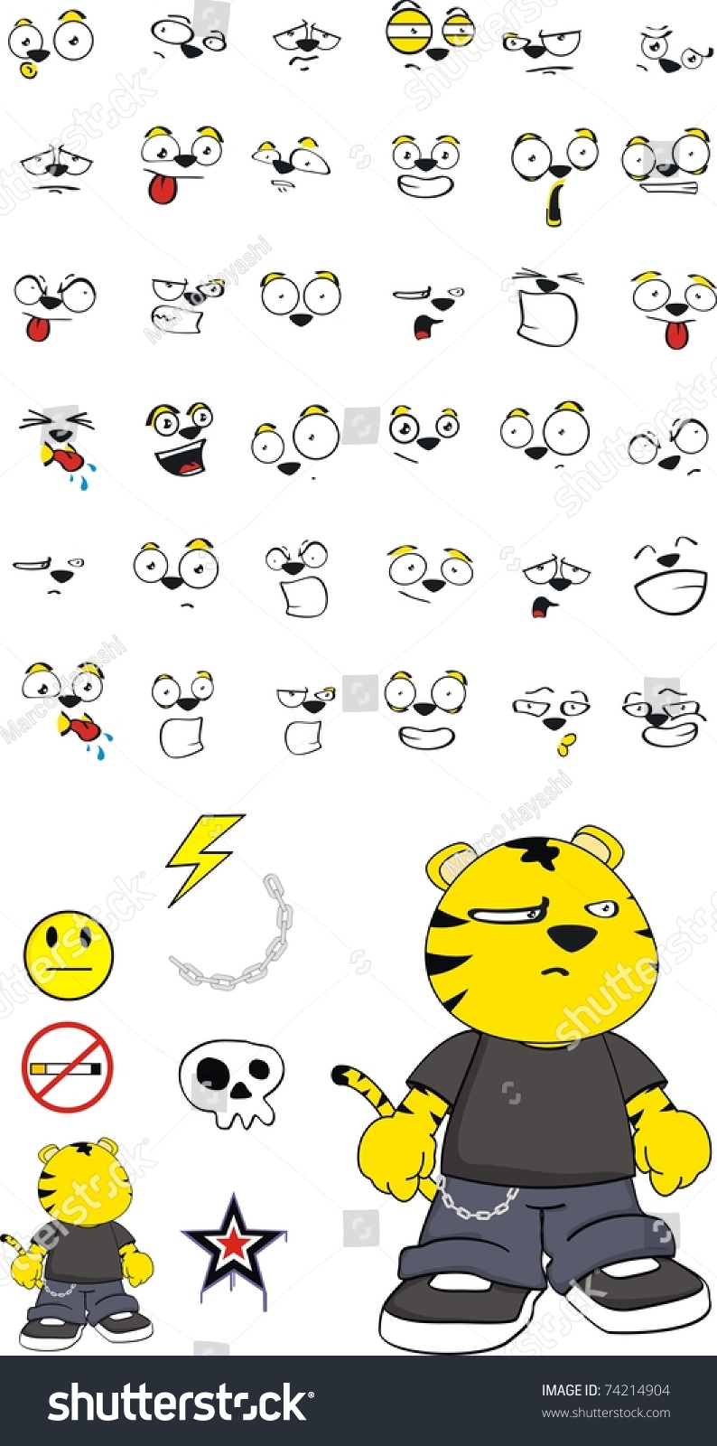 Tiger Kid Cartoon Vector Format: เวกเตอร์สต็อก (ปลอดค่าลิขสิทธิ์ ...