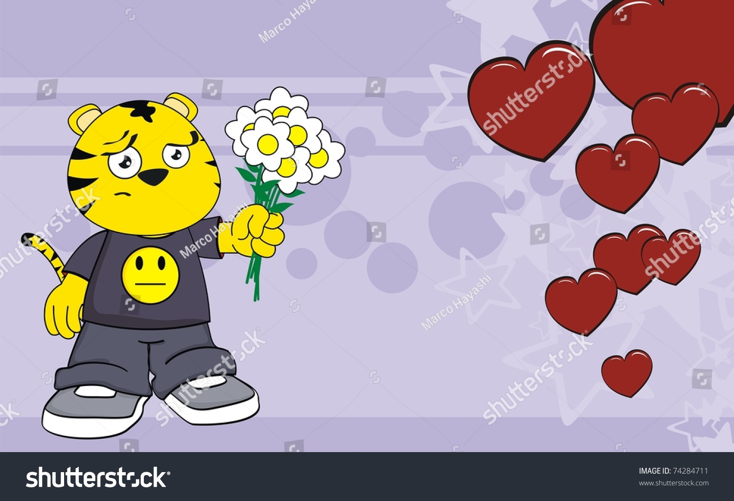 Tiger Kid Cartoon Vector Format Stock Vector (Royalty Free) 74284711 ...