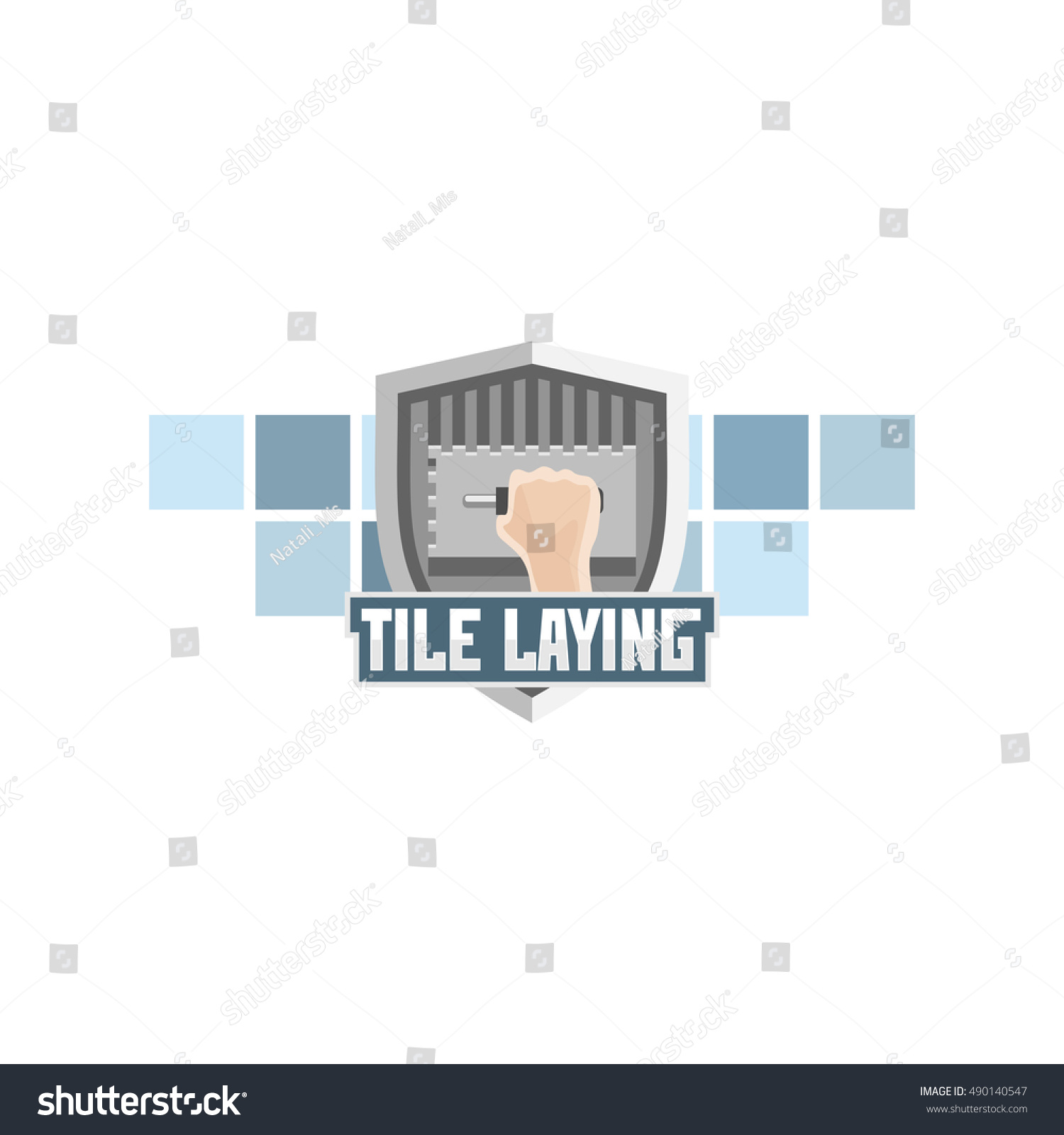 Tile Laying Logo Emblem Template: เวกเตอร์สต็อก (ปลอดค่าลิขสิทธิ์ ...
