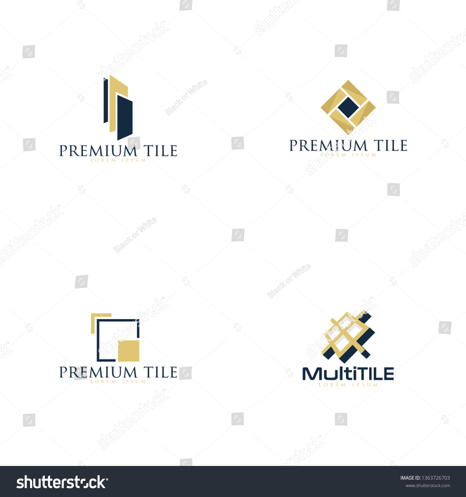 Tile Logo Design Stock Vector (Royalty Free) 1363726703 | Shutterstock