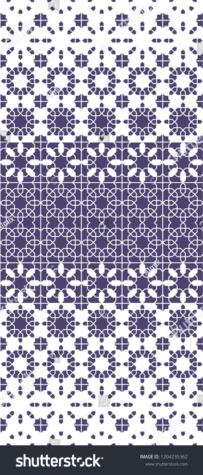 Tile Seamless Vector Pattern Geometric Halftone Stock Vector (Royalty ...