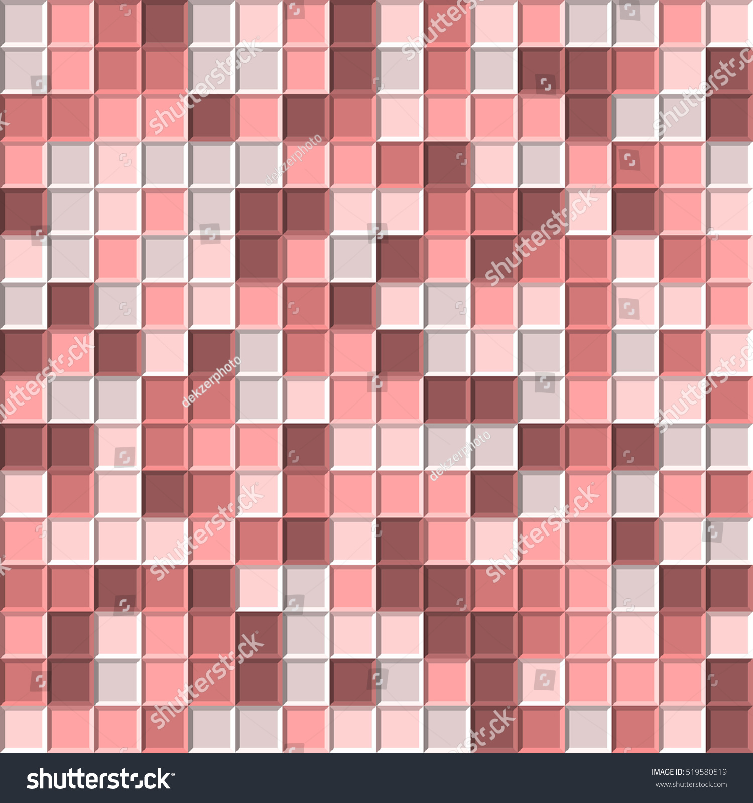Tile Wall Vector Background Stock Vector (Royalty Free) 519580519