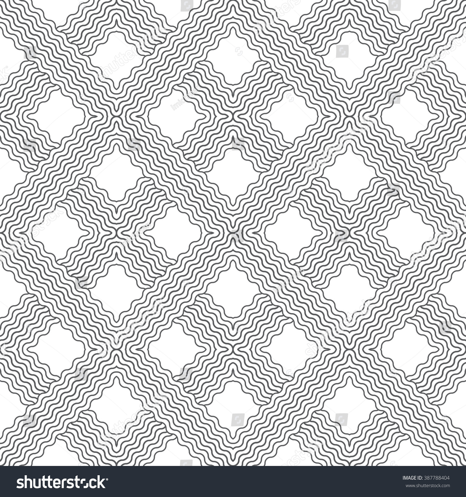 Tiled Seamless Pattern Modern Stylish Texture Stock Vector (Royalty ...