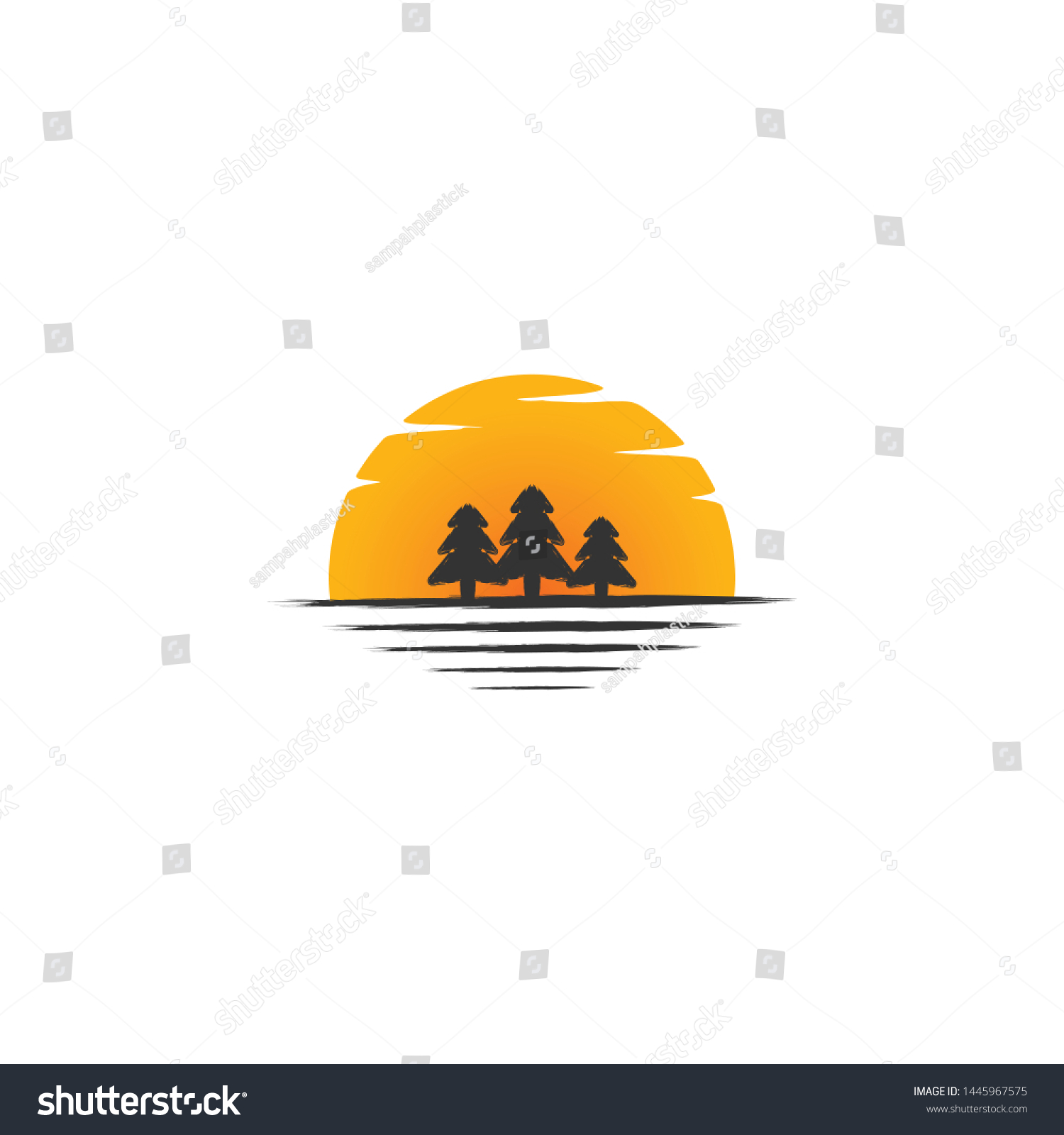 Timberland Pine Tree Logo Design Vector: vector de stock (libre de ...