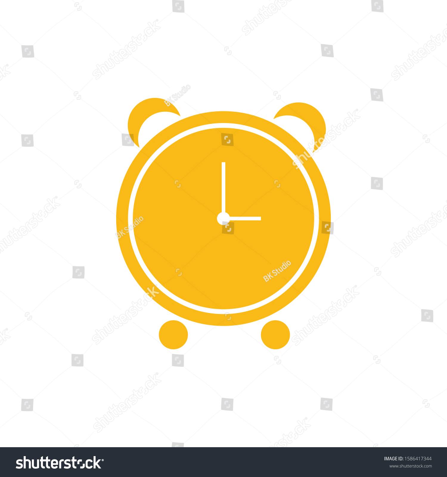 Time Circle Clock Minute Design Vector: vector de stock (libre de ...