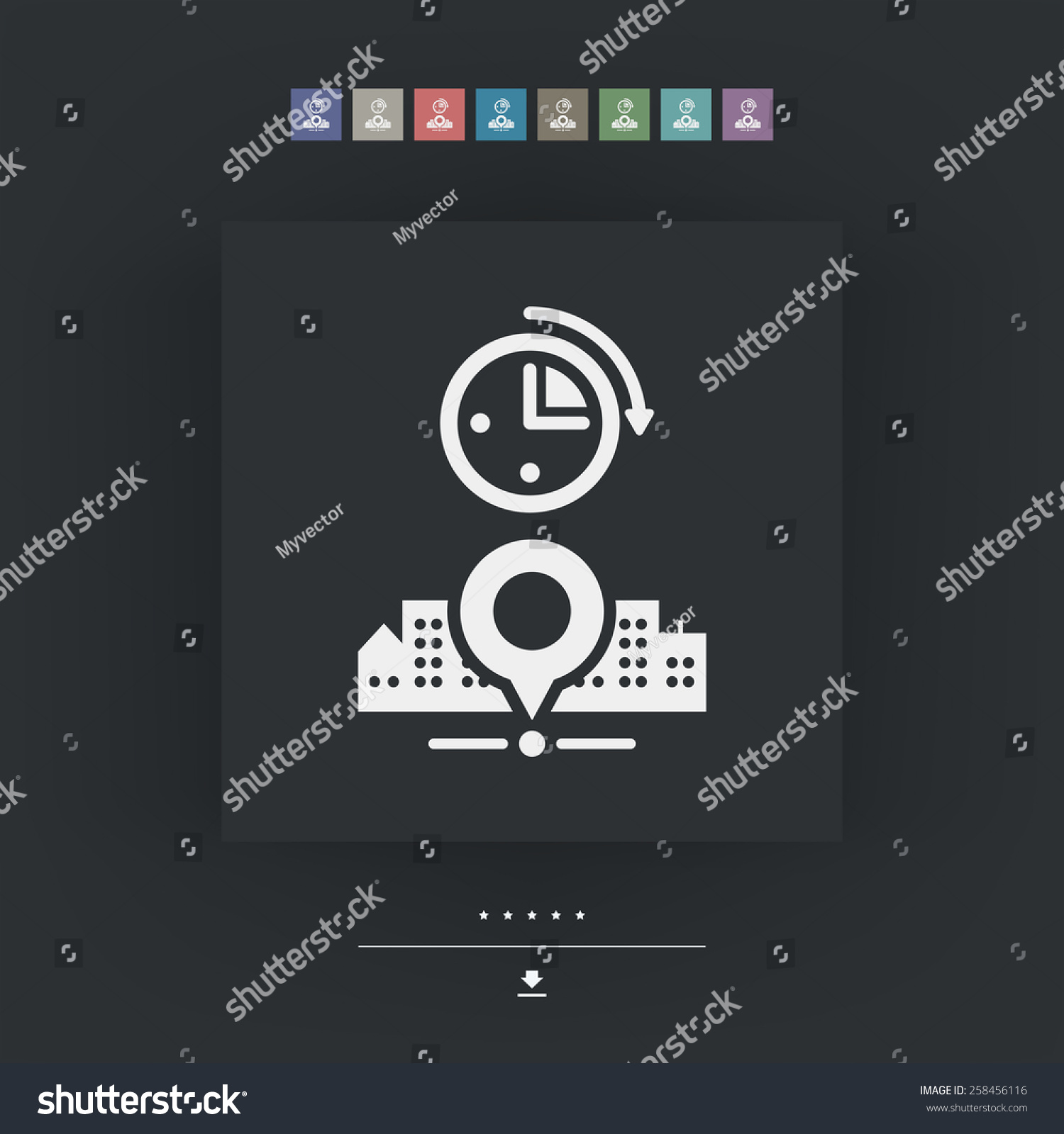 Time Find Place Stock Vector (Royalty Free) 258456116 | Shutterstock