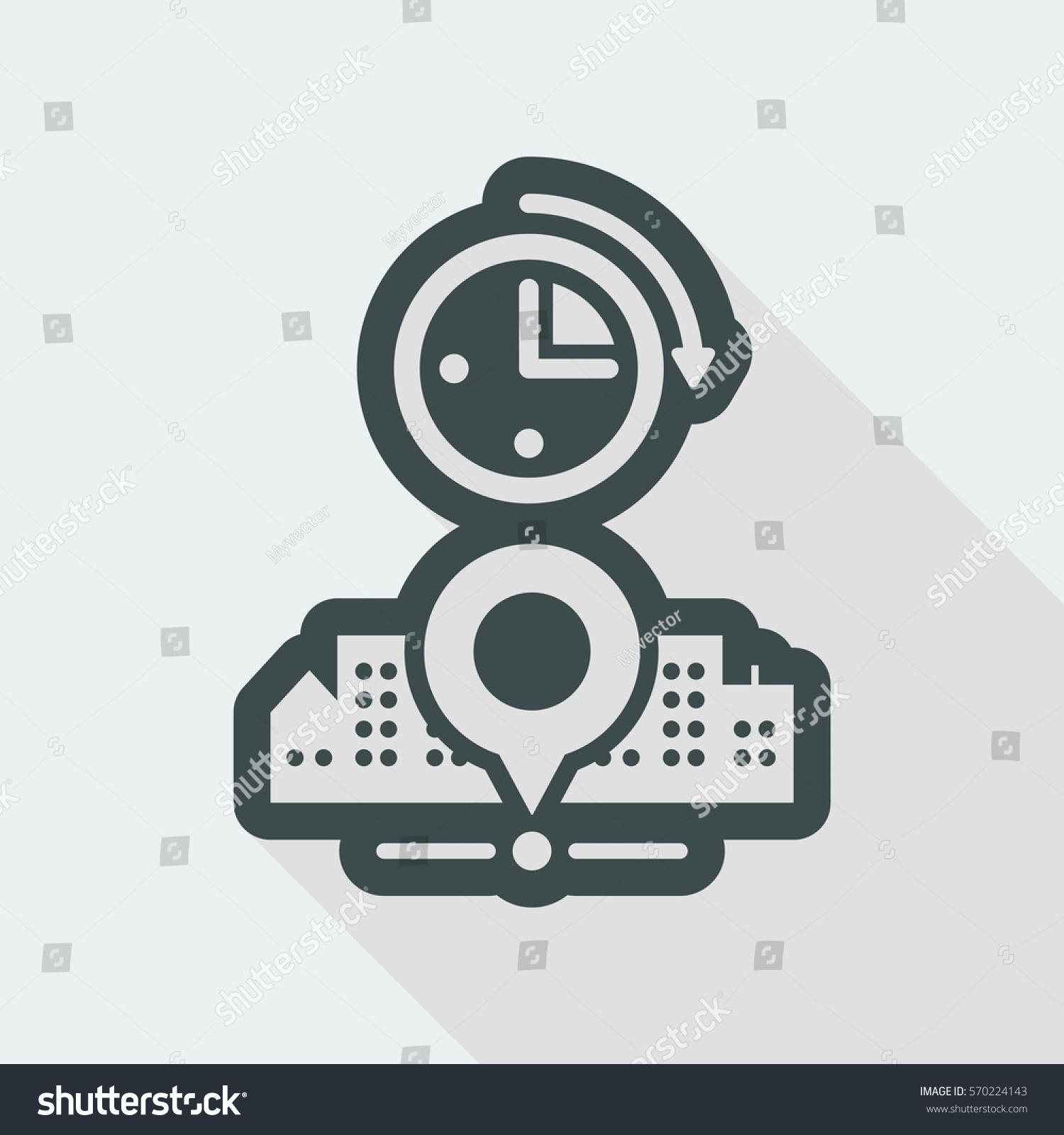 Time Find Place Stock Vector (Royalty Free) 570224143 | Shutterstock
