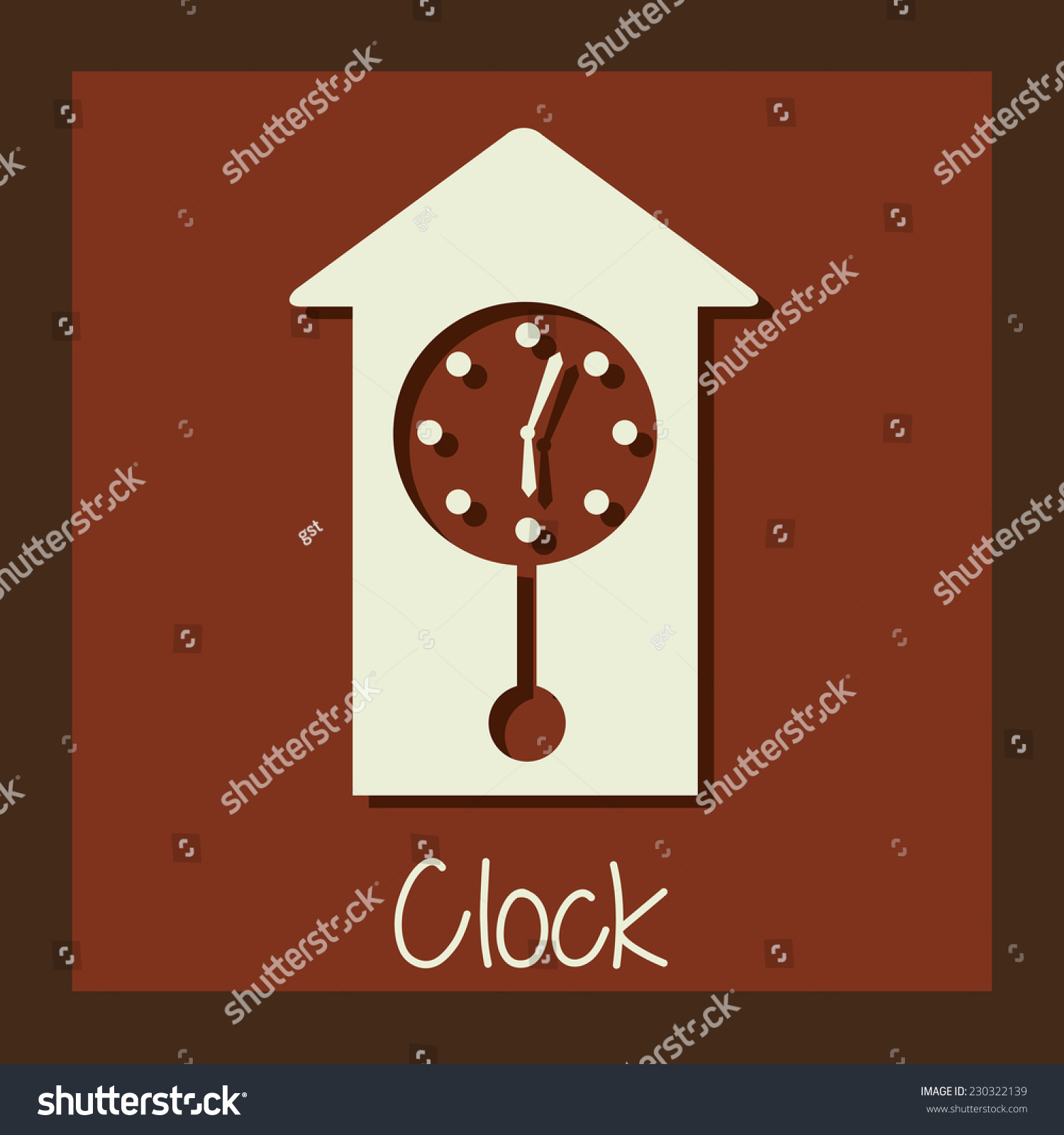 Time Graphic Design Vector Illustration Stock Vector (Royalty Free ...