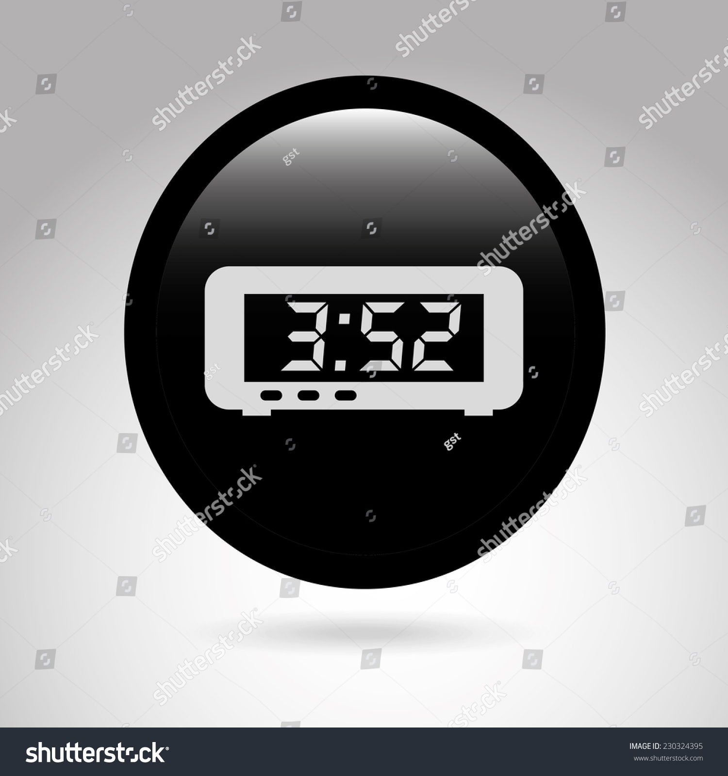 Time Graphic Design Vector Illustration Stock Vector (Royalty Free ...