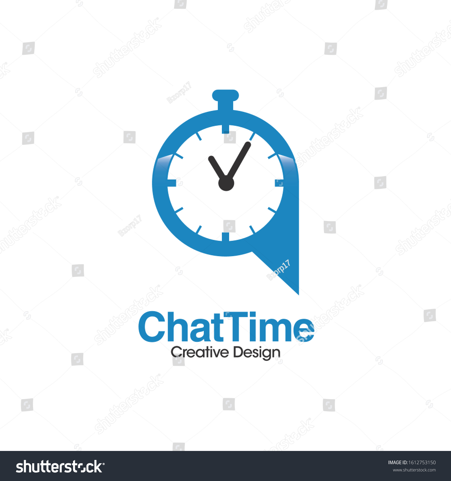 Time Logo Icon Vector Template: เวกเตอร์สต็อก (ปลอดค่าลิขสิทธิ์ ...