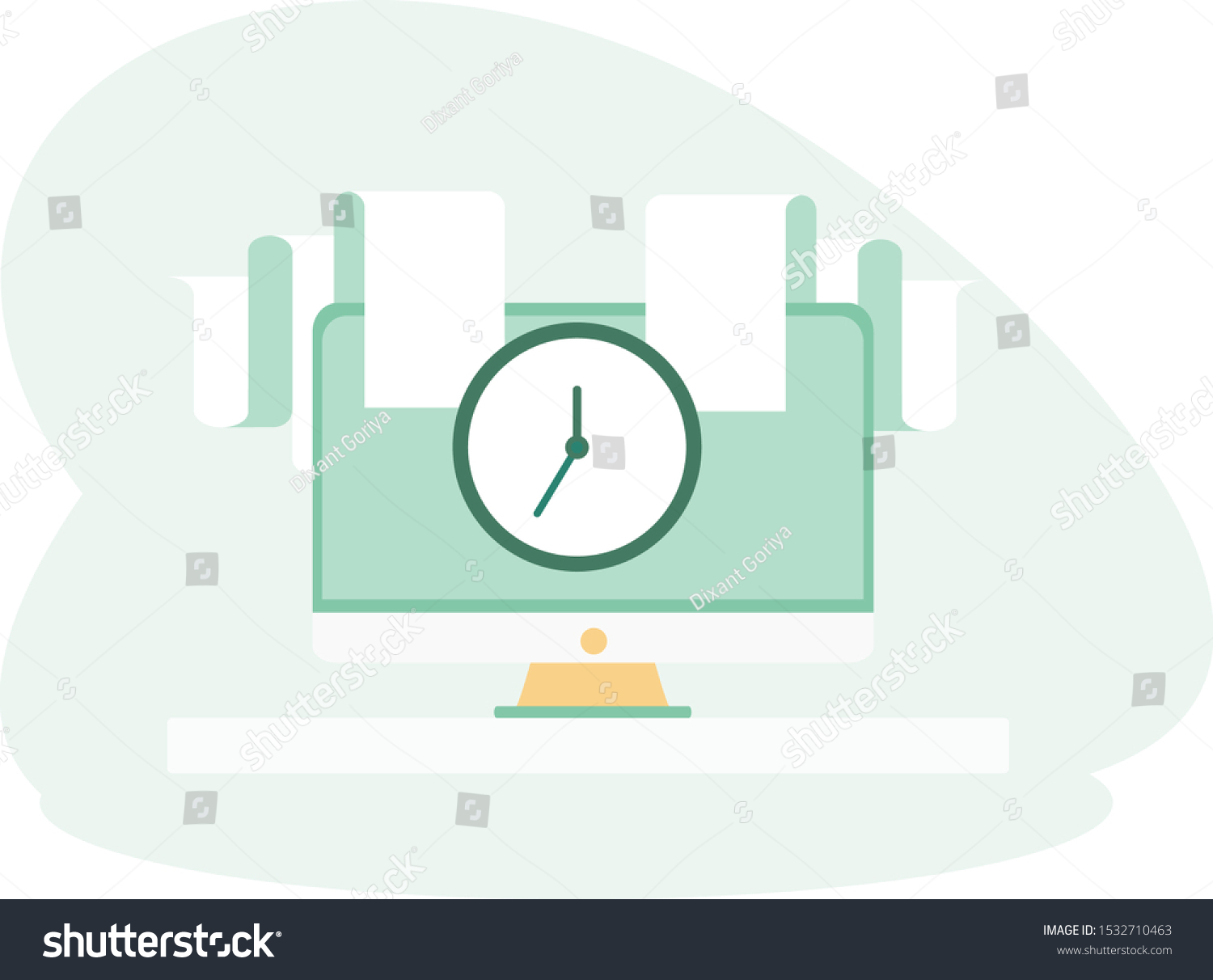 Time Management Project Management Stock Vector (Royalty Free ...