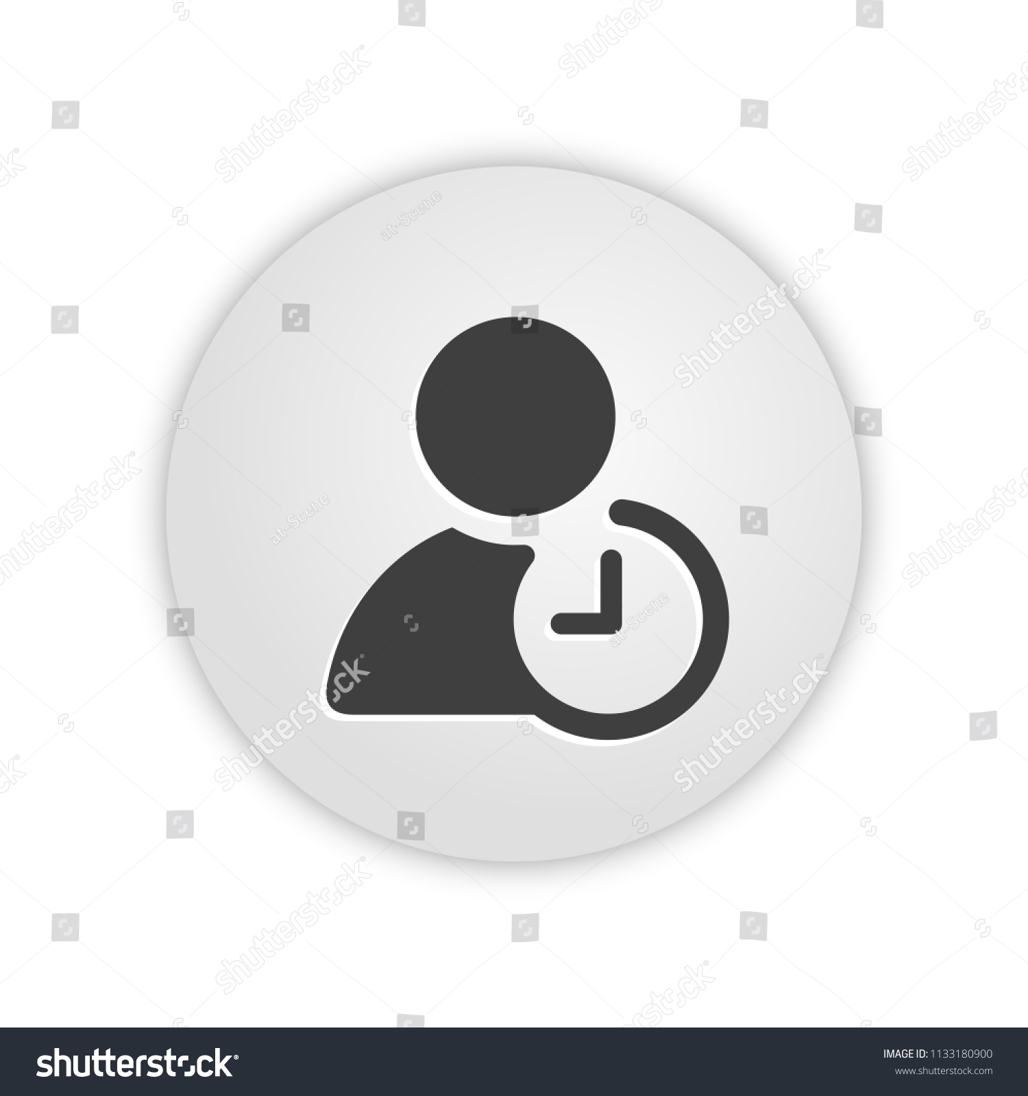 Time Management App Icon: เวกเตอร์สต็อก (ปลอดค่าลิขสิทธิ์) 1133180900 ...