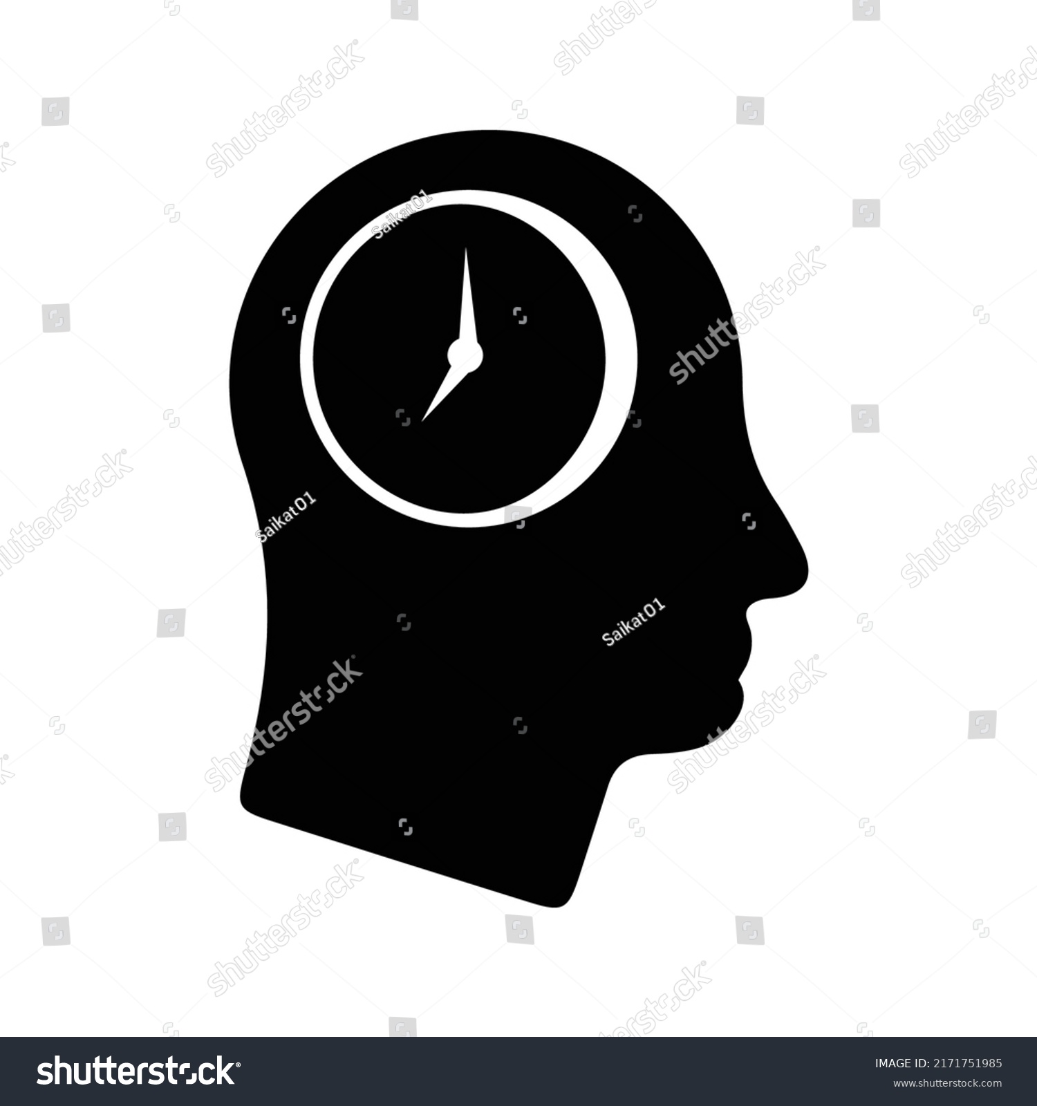 Time Management Efficiency Icon Black Vector Stock Vector (Royalty Free ...