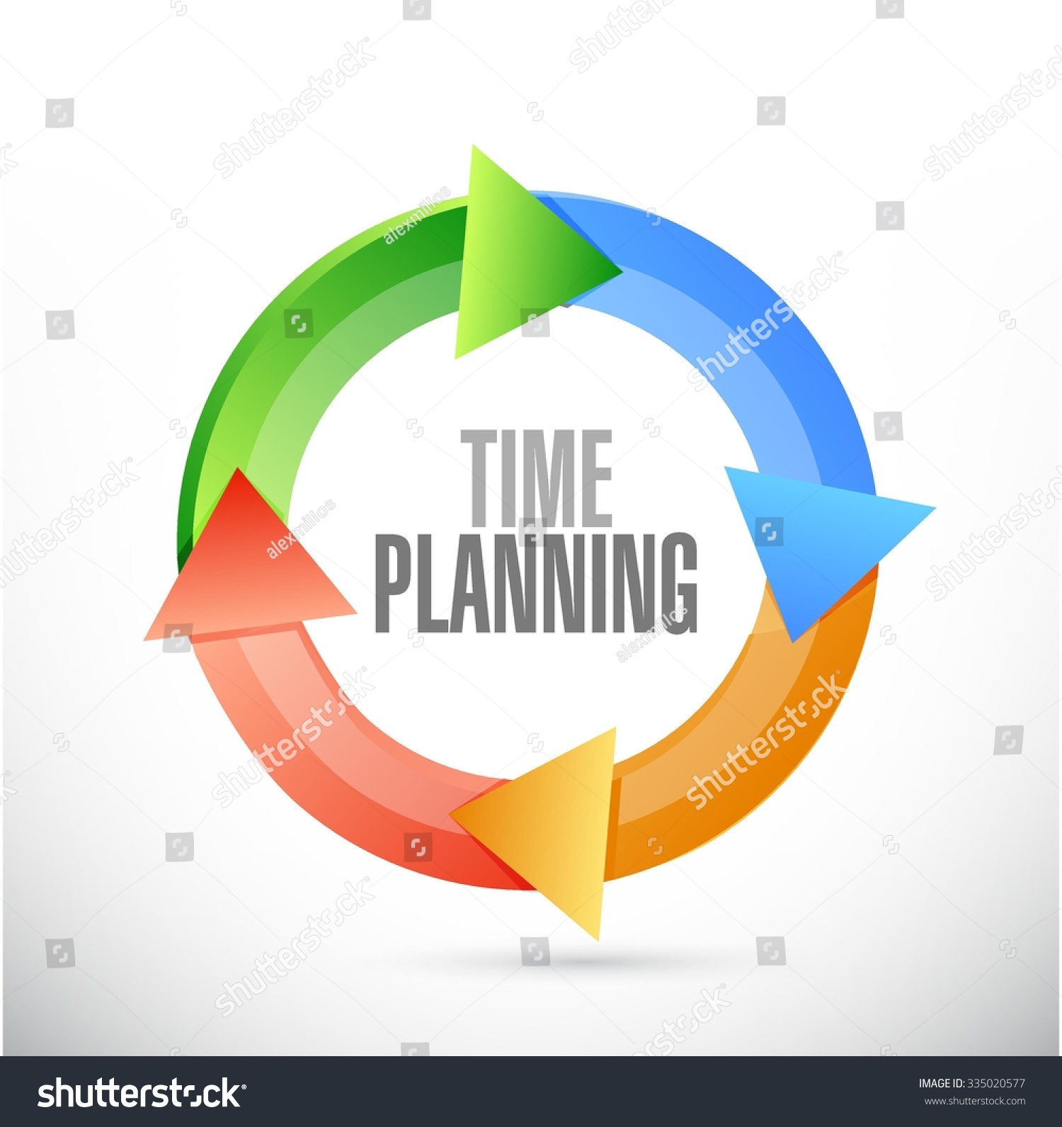 Time Planning Cycle Sign Concept Illustration Stock Vector (Royalty ... Time Planning Cycle Sign Concept Illustration Stock Vector (Royalty ...