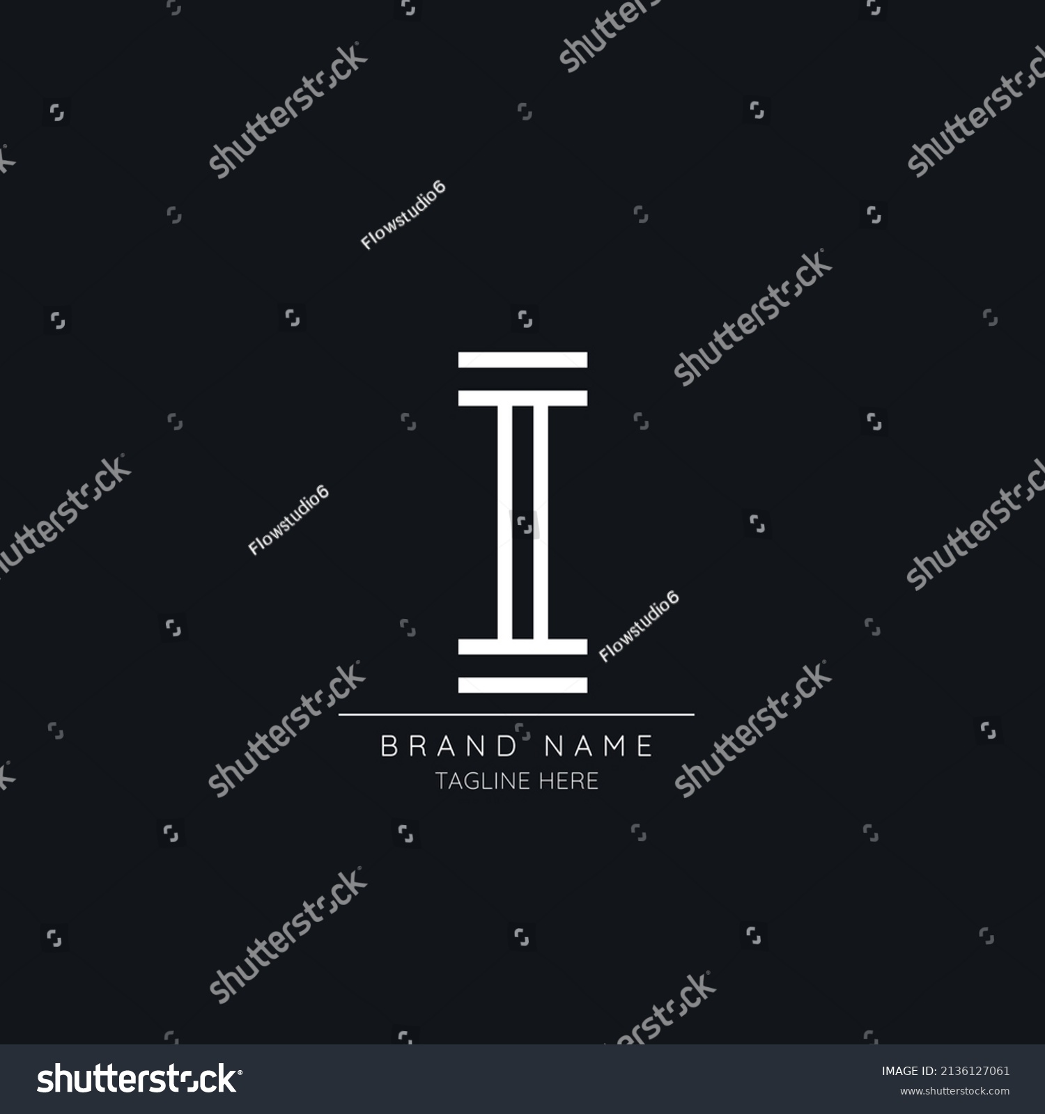 Timeless Modern Initial Based Logo Icon Stock Vector (Royalty Free ...
