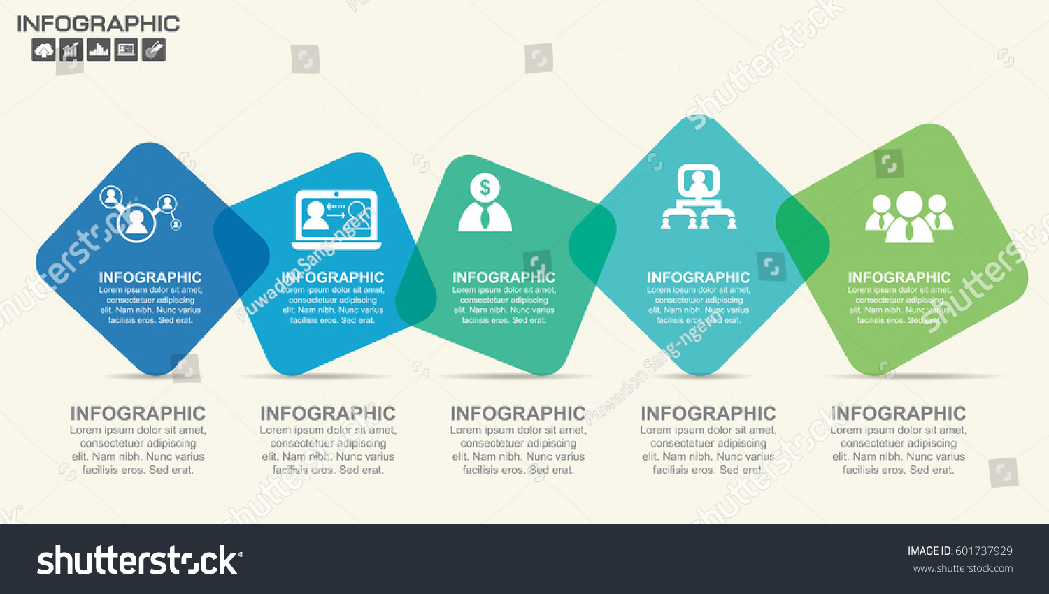 Timeline Infographics Design Workflow Process Diagram: เวกเตอร์สต็อก ...