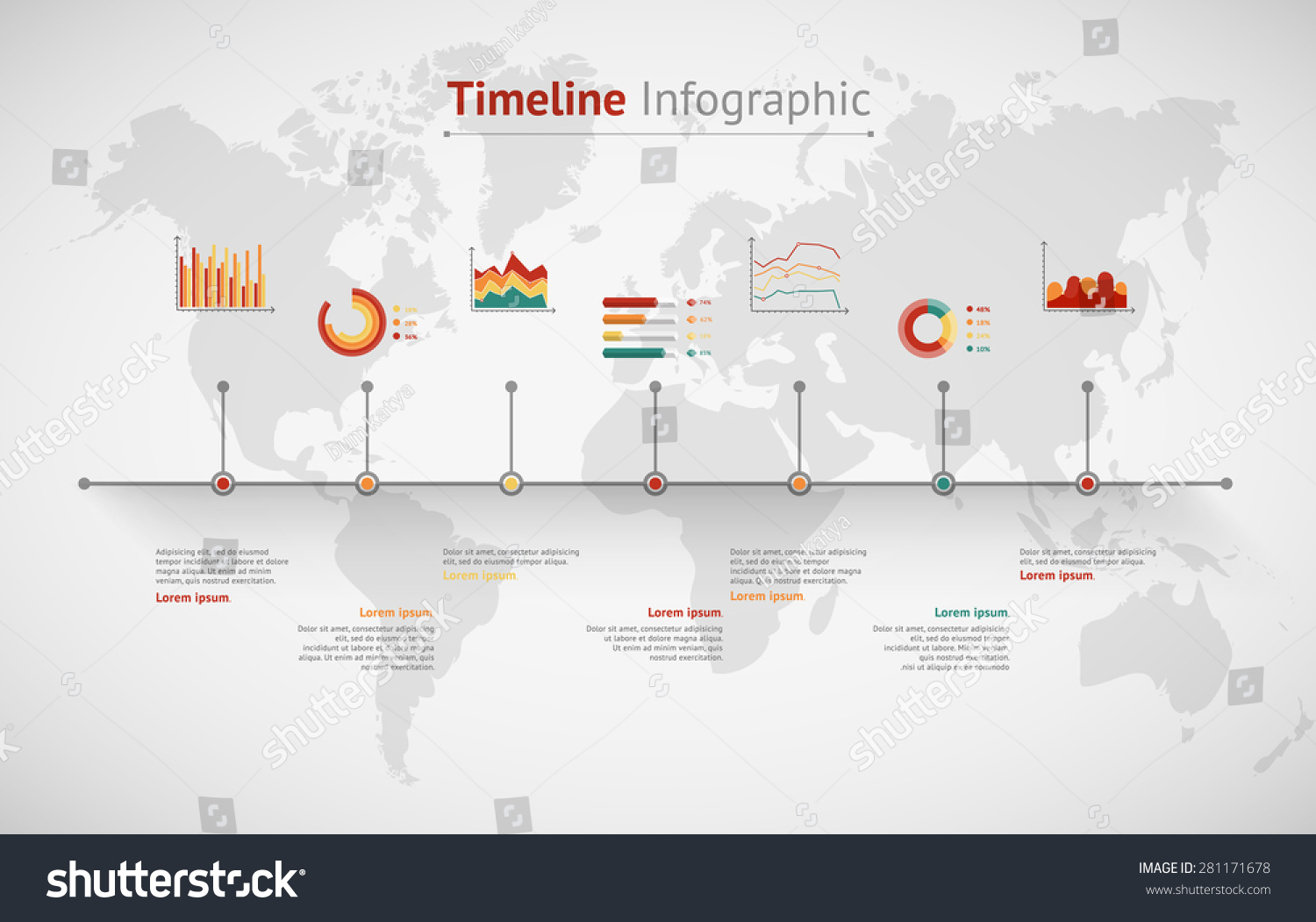 Timeline Vector Infographic World Map Stock Vector 281171678 - Shutterstock Timeline Vector Infographic World Map Stock Vector 281171678 - Shutterstock