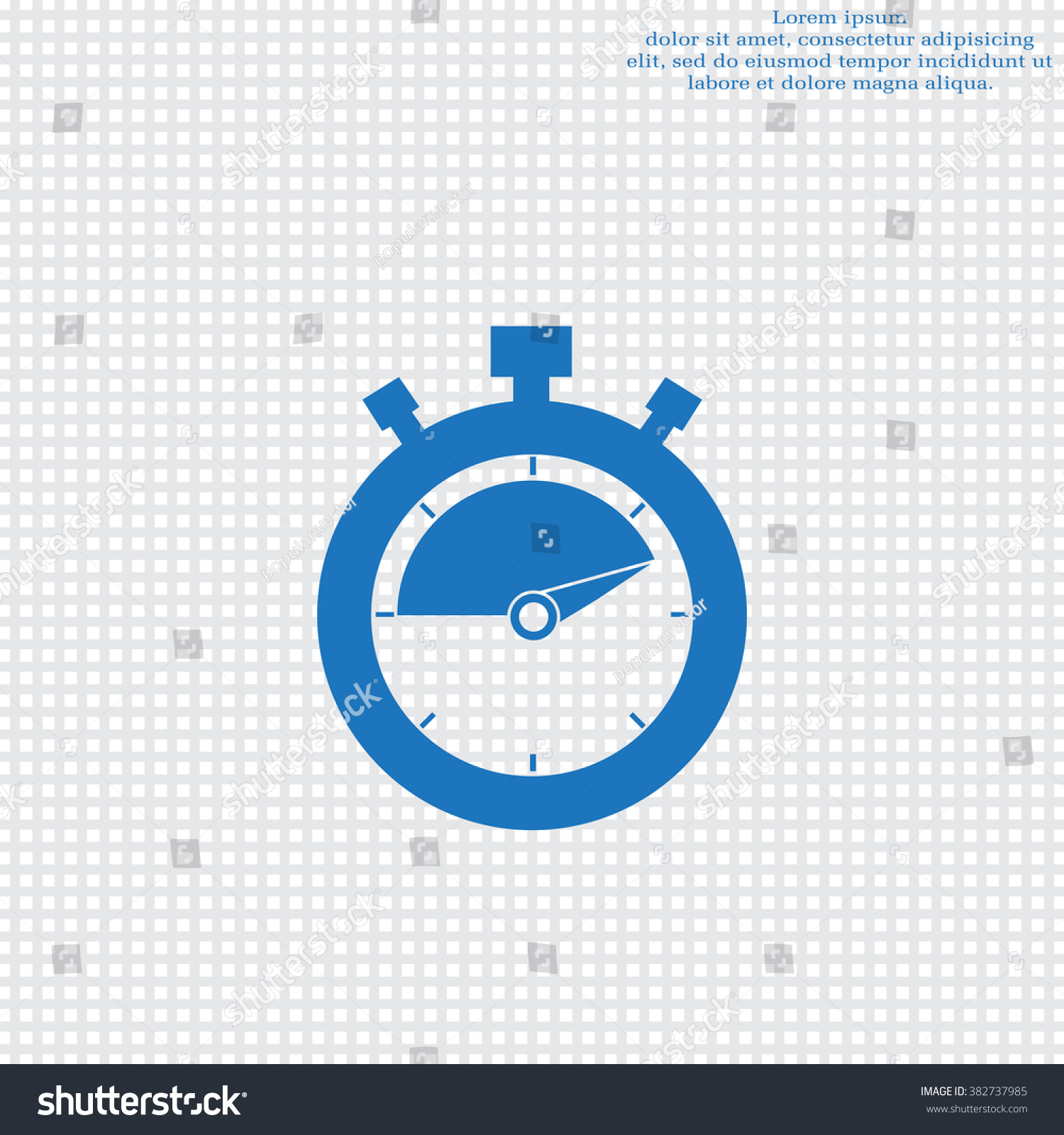 Timer Icon Exclusive Symbols Stock Vector (Royalty Free) 382737985 ...