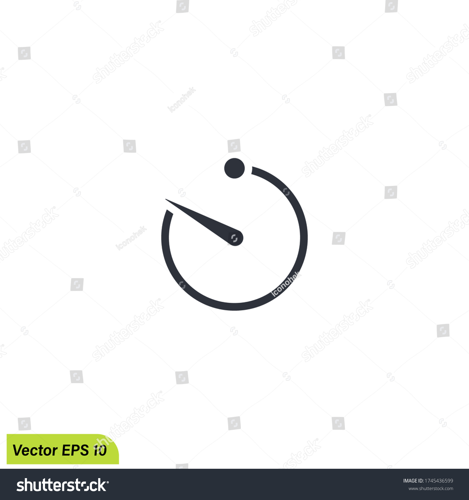 Timer Icon Illustration Vector Eps 10 Stock Vector (Royalty Free ...